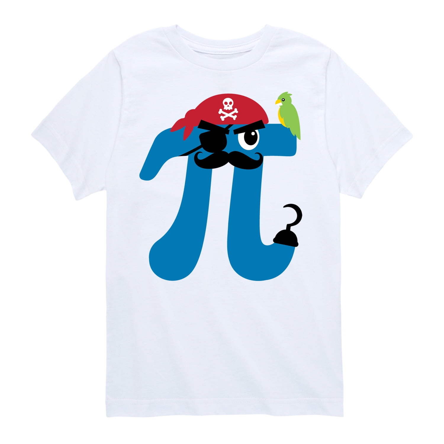 Instant Message - Pirate Pi Symbol - Toddler & Youth Short Sleeve ...