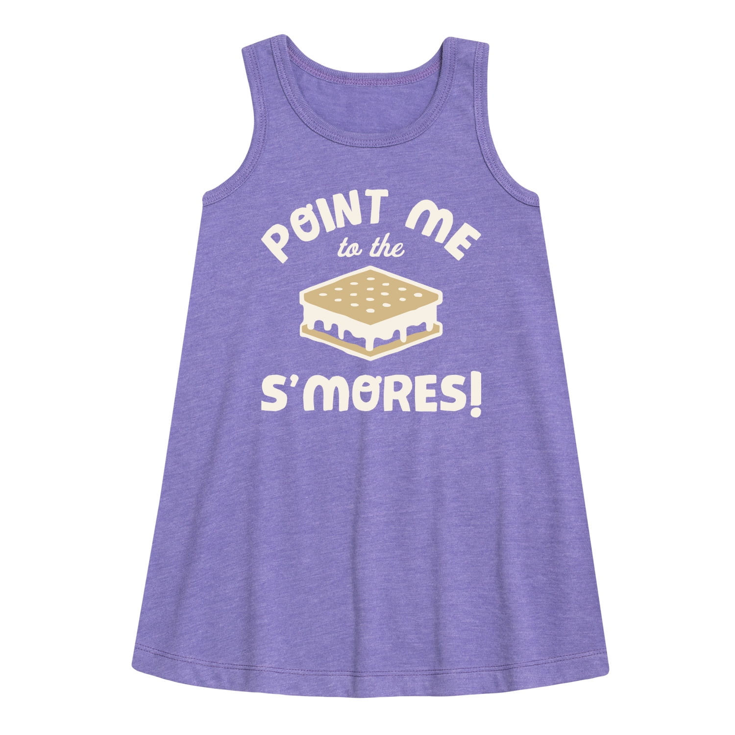 Instant Message - Point Me To The Smores - Toddler & Youth Girls A-line ...