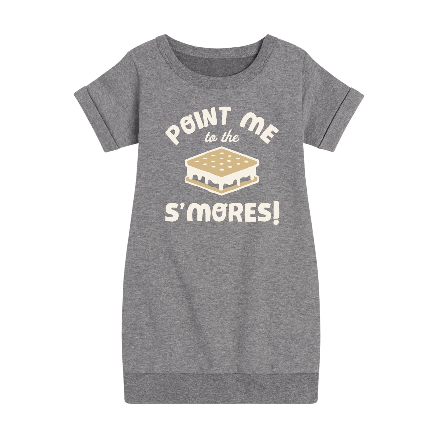 Instant Message - Point Me To The Smores - Toddler & Youth Girls Fleece ...