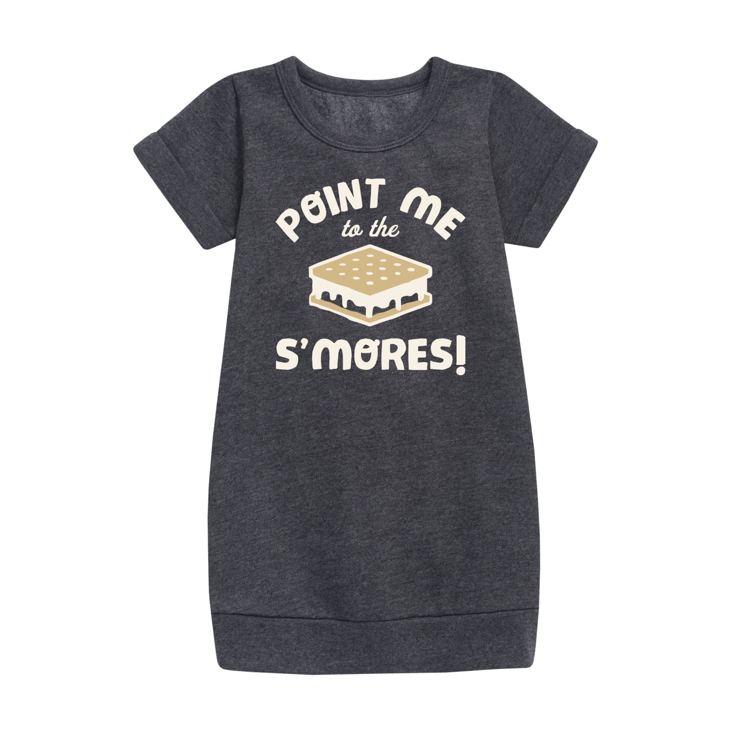 Instant Message - Point Me To The Smores - Toddler & Youth Girls Fleece ...