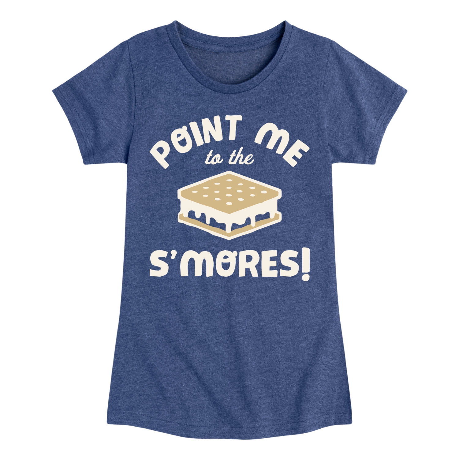 Instant Message - Point Me To The Smores - Toddler & Youth Girls Short ...