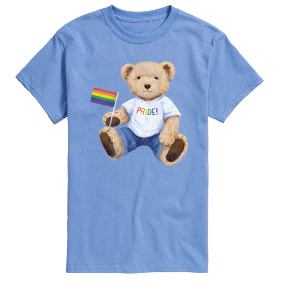 Instant Message - Pride Teddy Bear - Men's Short Sleeve Graphic T-shirt ...