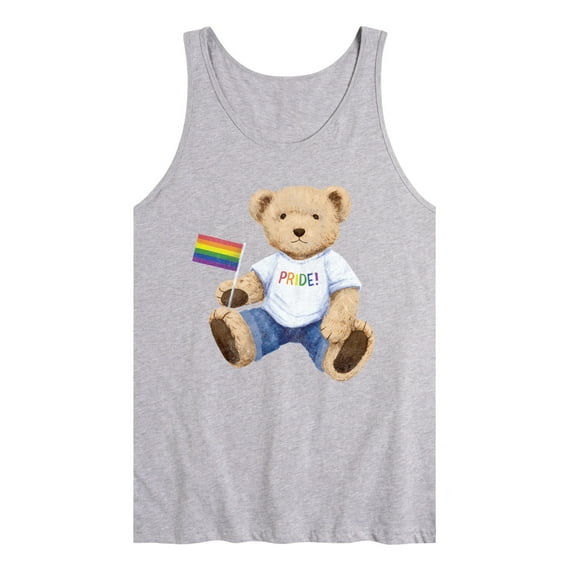 Instant Message - Pride Teddy Bear - Men's Sleeveless Graphic Tank ...