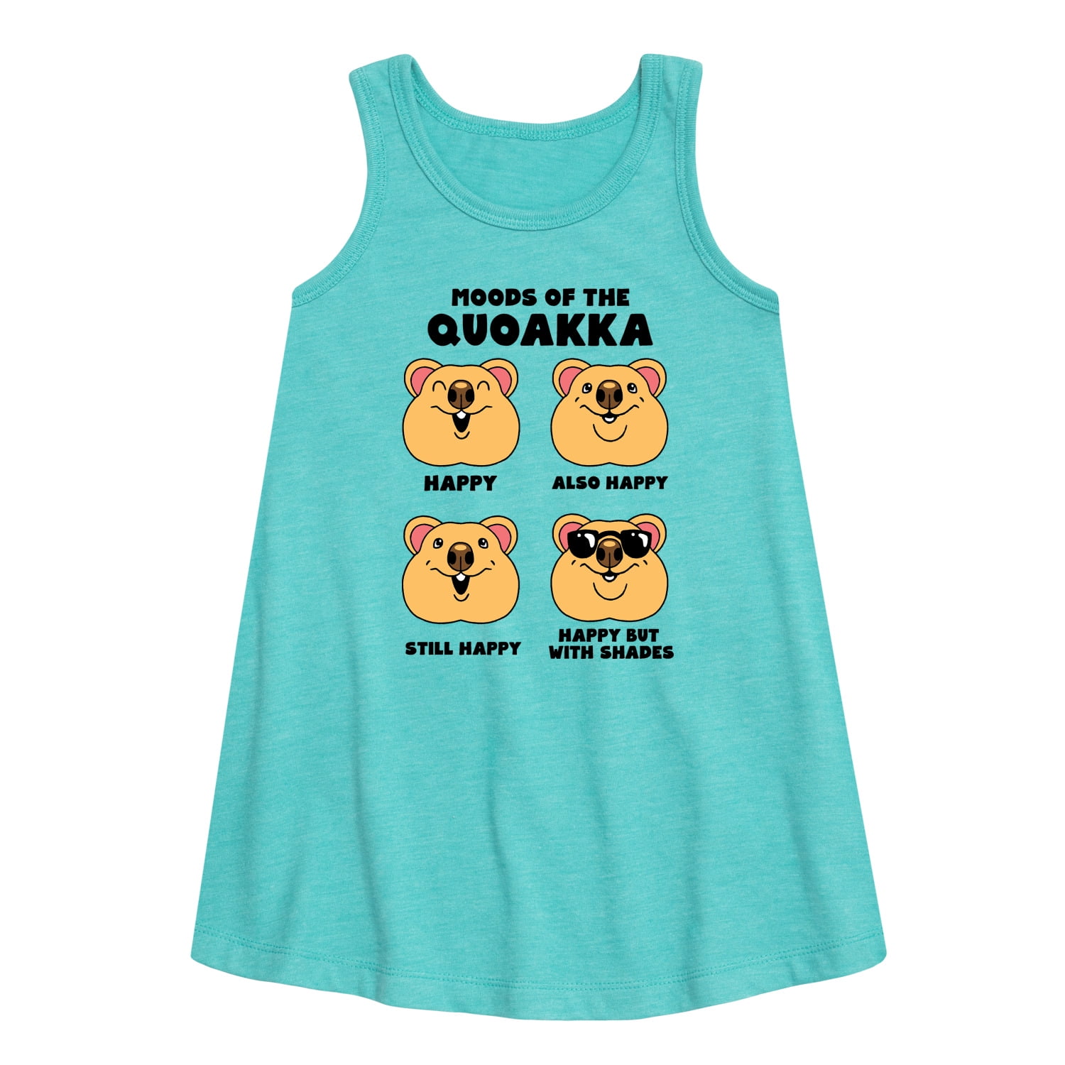 Instant Message - Quokka Moods - Toddler & Youth Girls A-line Dress ...