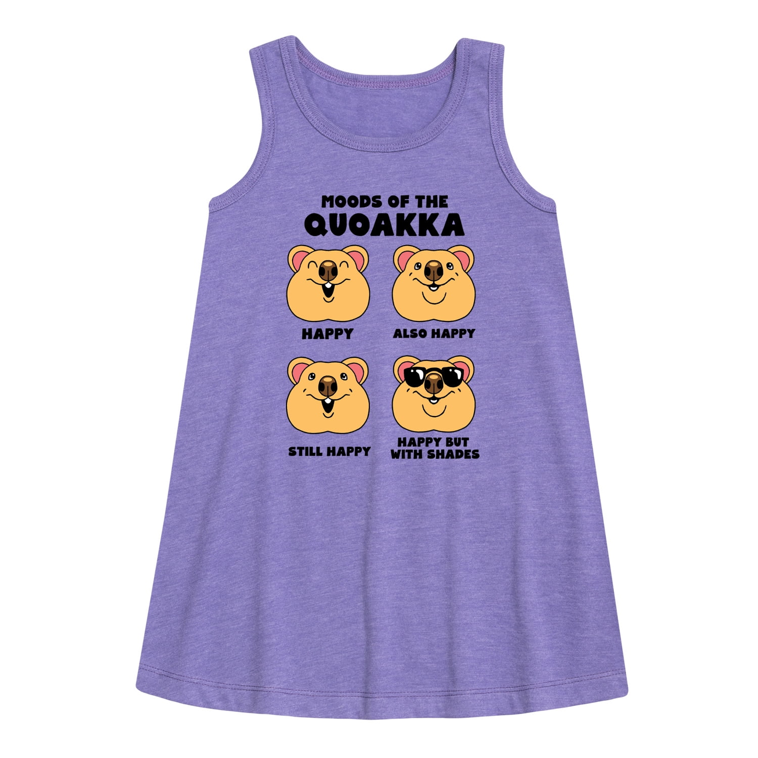 Instant Message - Quokka Moods - Toddler & Youth Girls A-line Dress ...