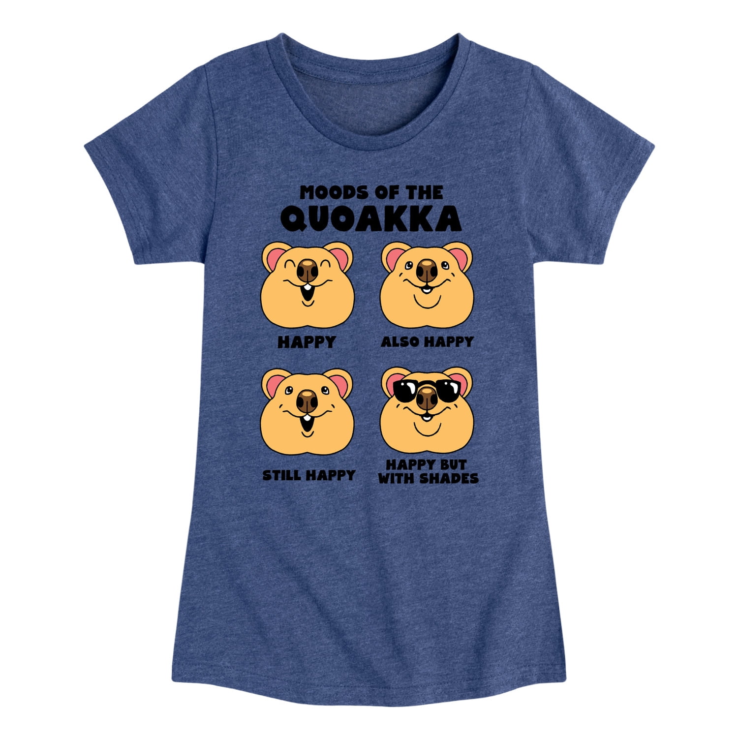 Instant Message - Quokka Moods - Toddler & Youth Girls Short Sleeve ...