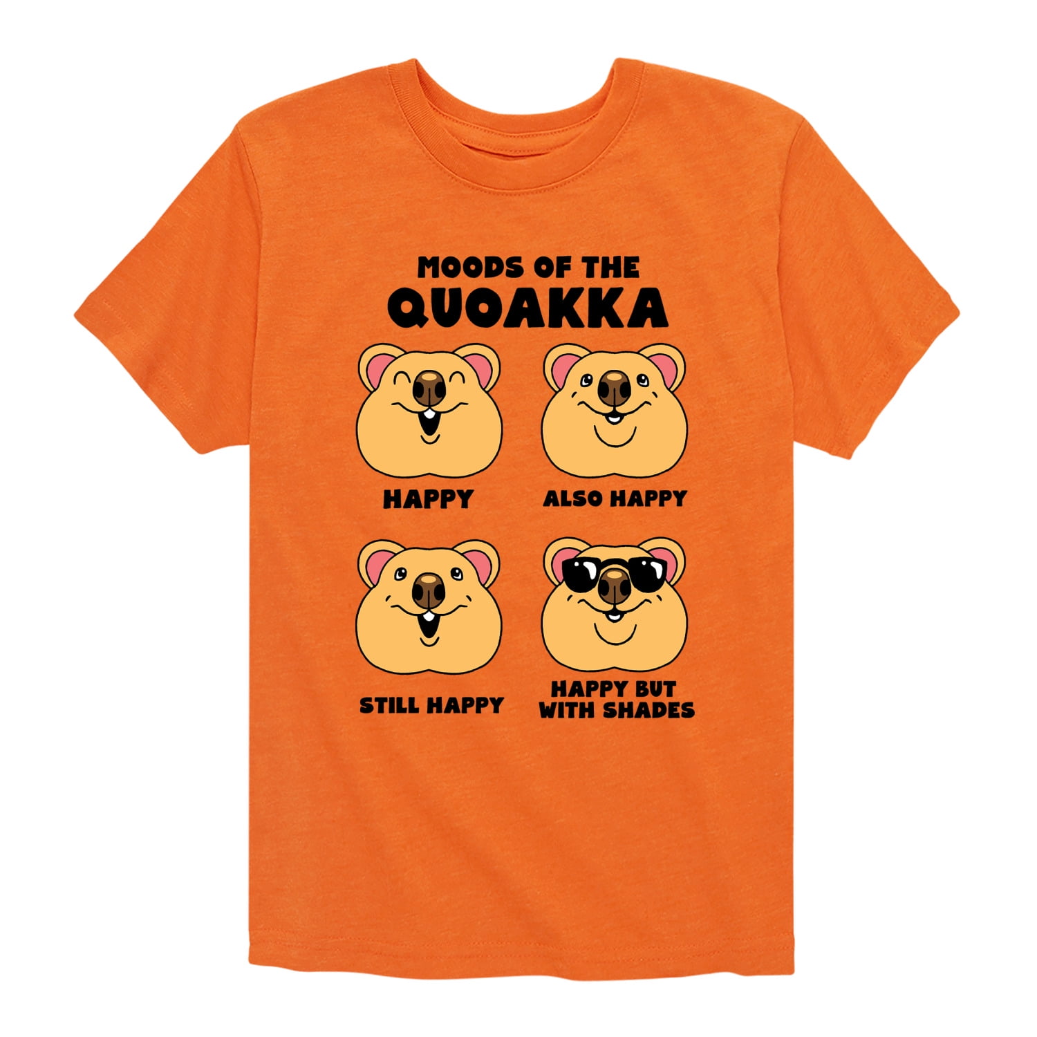 Instant Message - Quokka Moods - Toddler & Youth Short Sleeve Graphic T ...