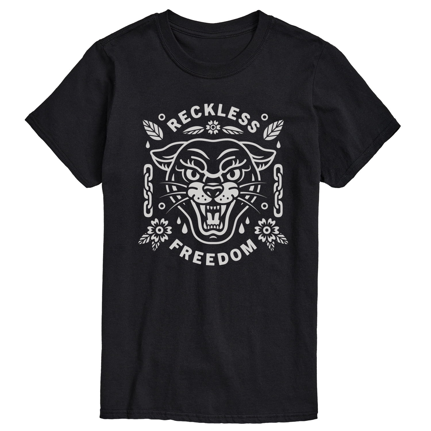 Instant Message - Reckless Freedom Panther - Men's Short Sleeve Graphic ...
