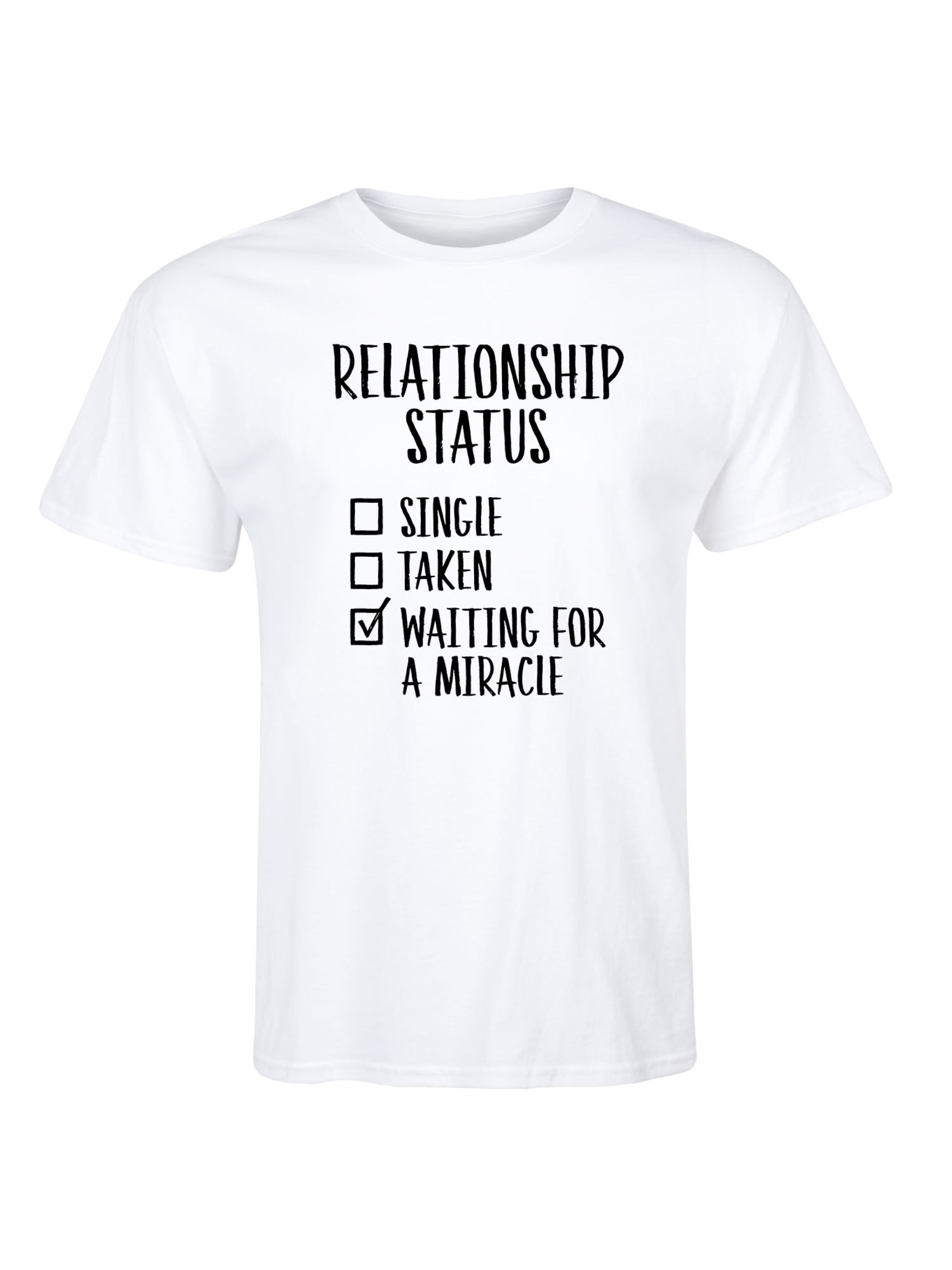 Instant Message - Relationship Status Checklist - Men's Short Sleeve ...