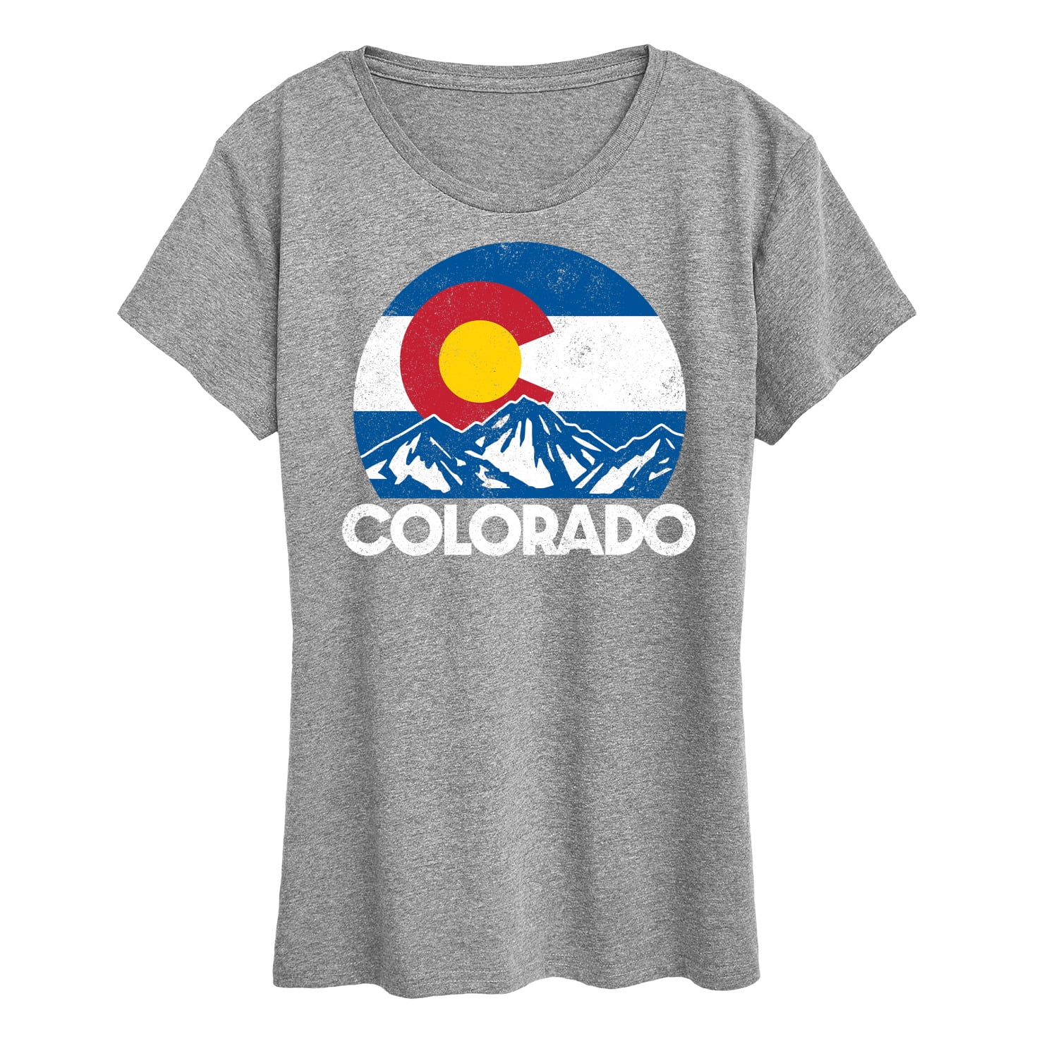 Instant Message - Retro Colorado Flag Mountains - Vacation Destination ...