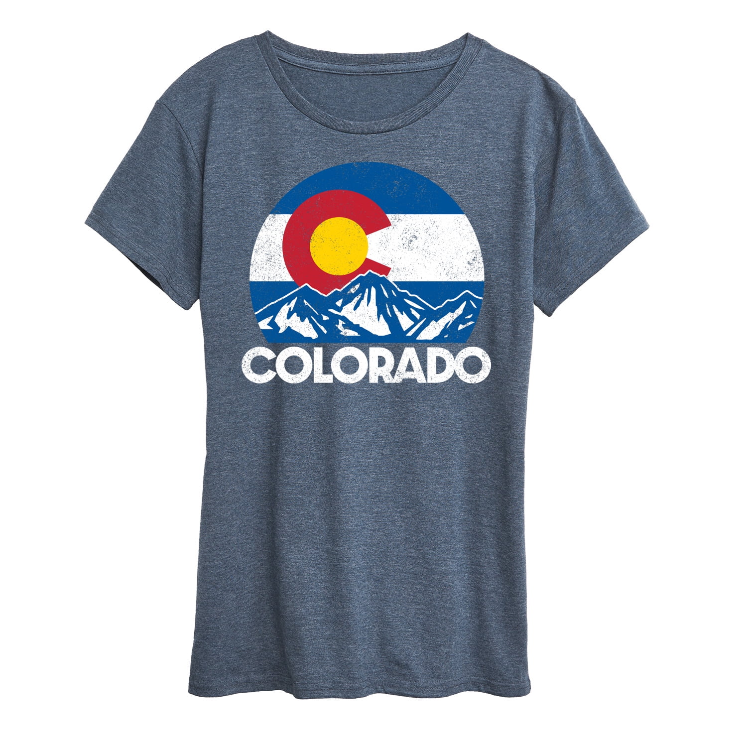 Instant Message - Retro Colorado Flag Mountains - Vacation Destination ...