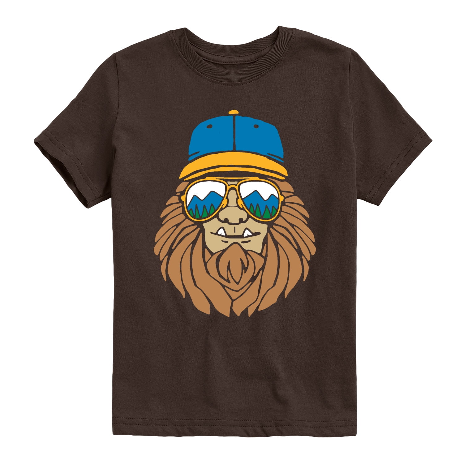 Instant Message - Sasquatch Sunglasses - Youth Short Sleeve Graphic T ...