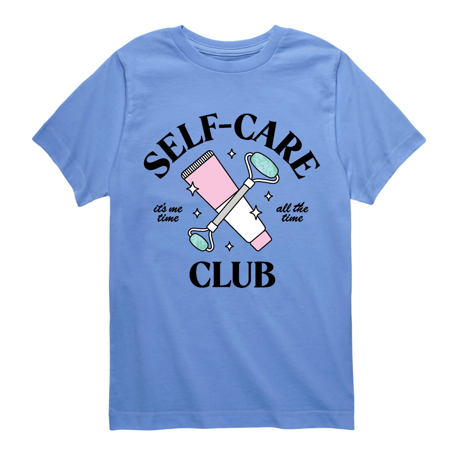 Instant Message - Self Care Club - Youth Boys Short Sleeve Graphic T ...