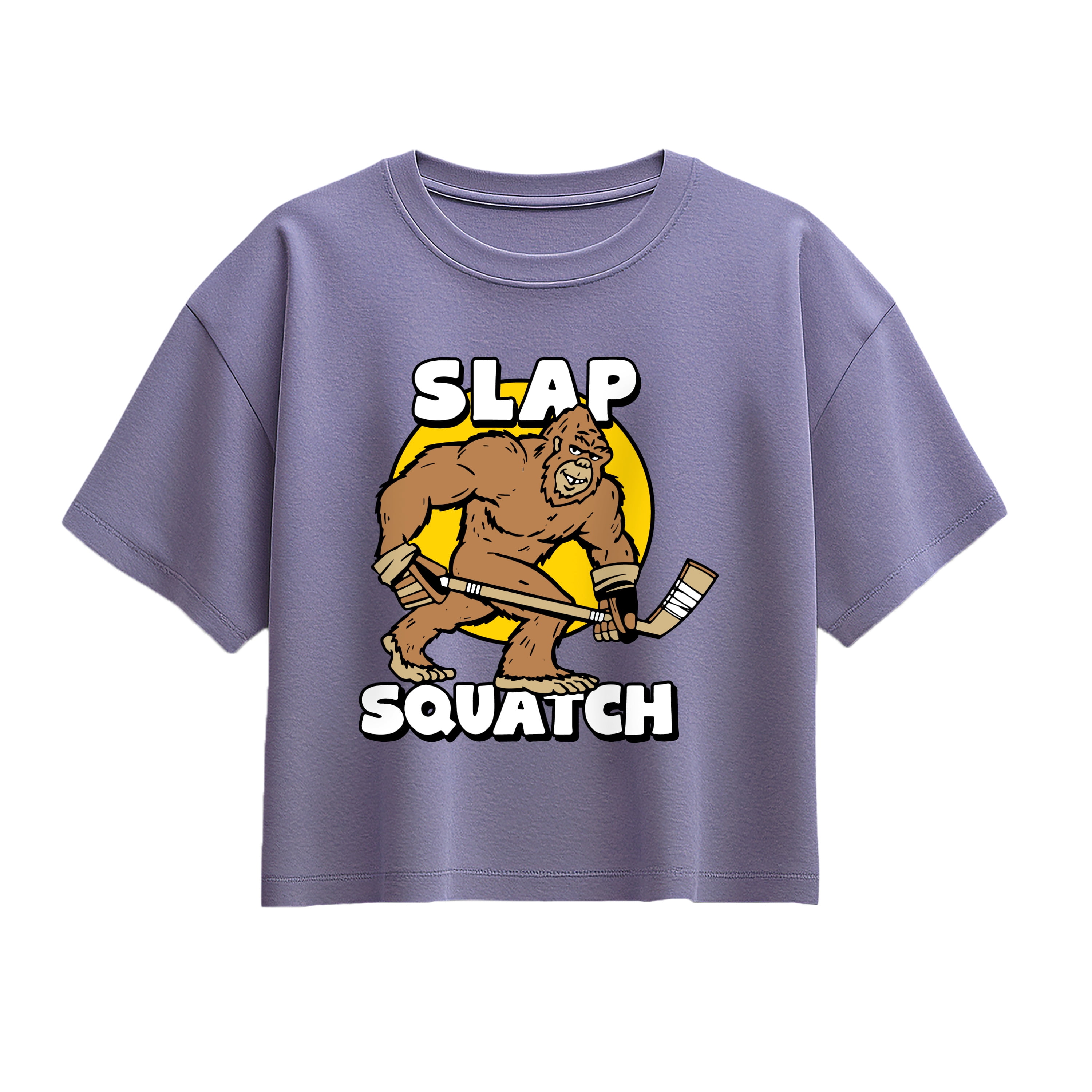 Instant Message - Slap Squatch Hockey - Youth Girls Boxy T-Shirt ...