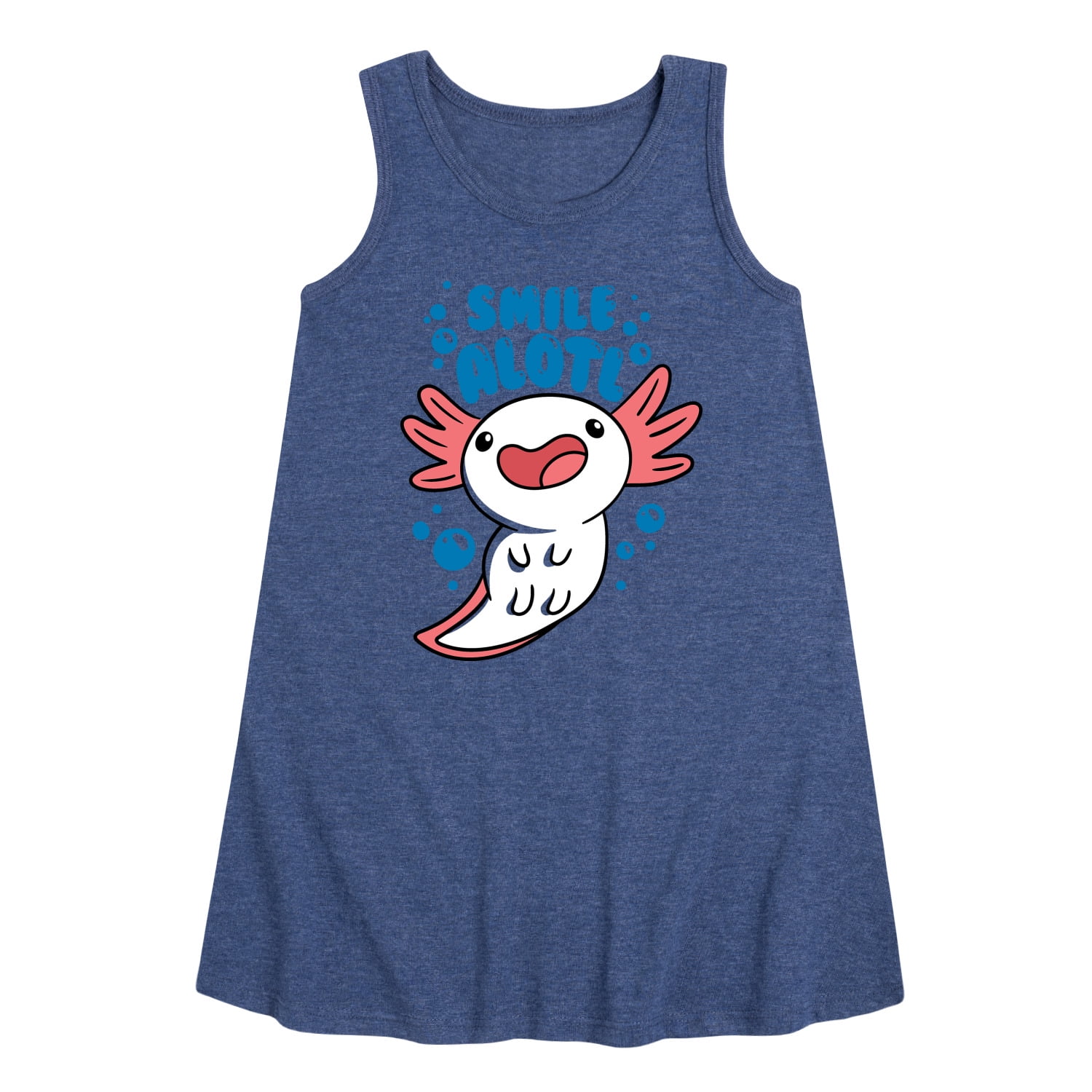 Instant Message - Smile Alotl - Toddler and Youth Girls A-line Dress ...
