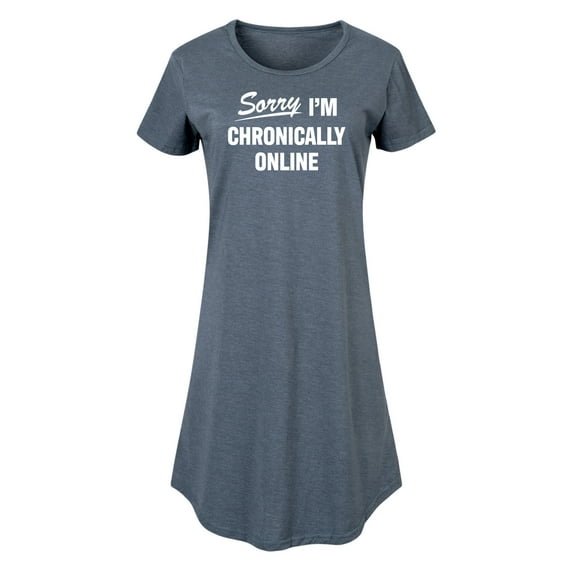 Instant Message - Sorry I'm Chronically Online - Ladies Any Way Dress ...