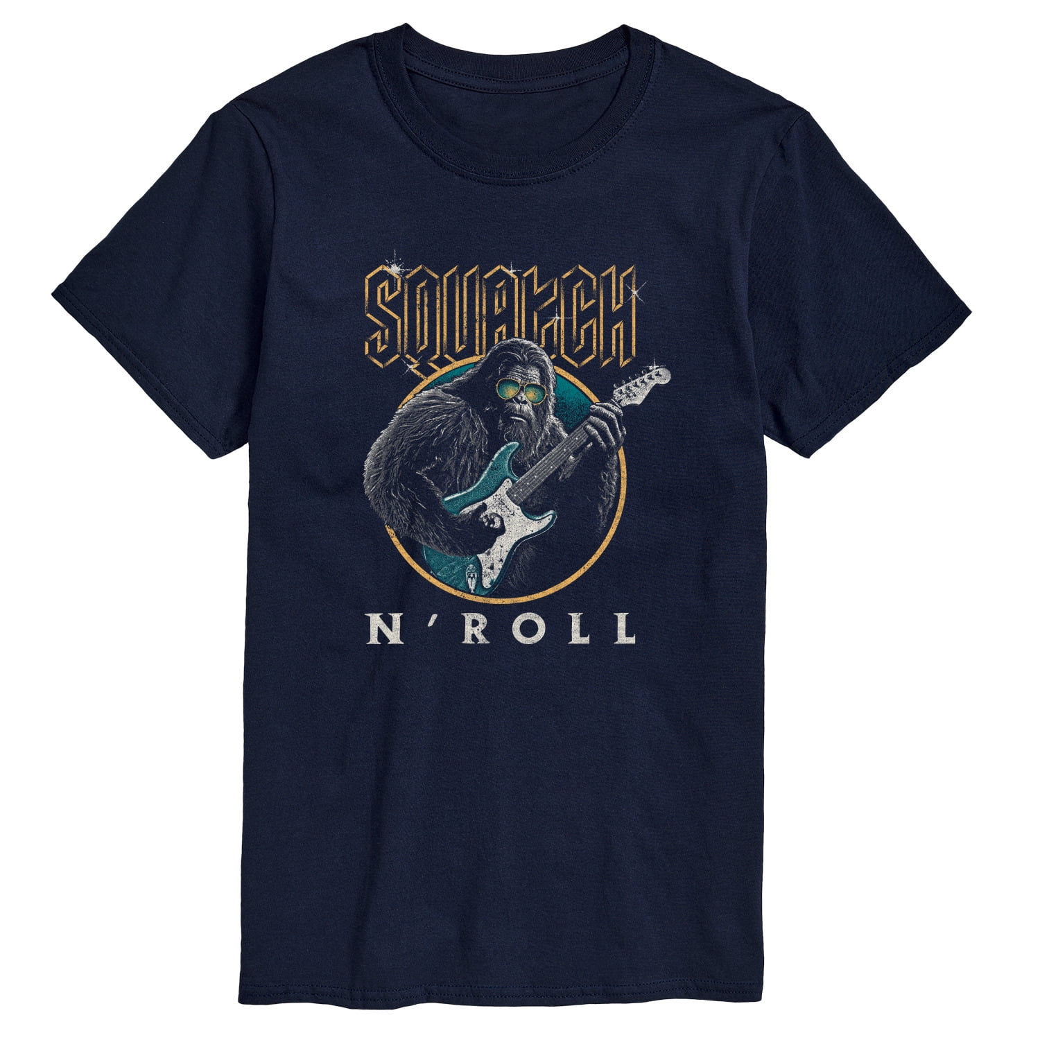 Instant Message - Squatch N Roll - Men's Short Sleeve Graphic T-Shirt ...