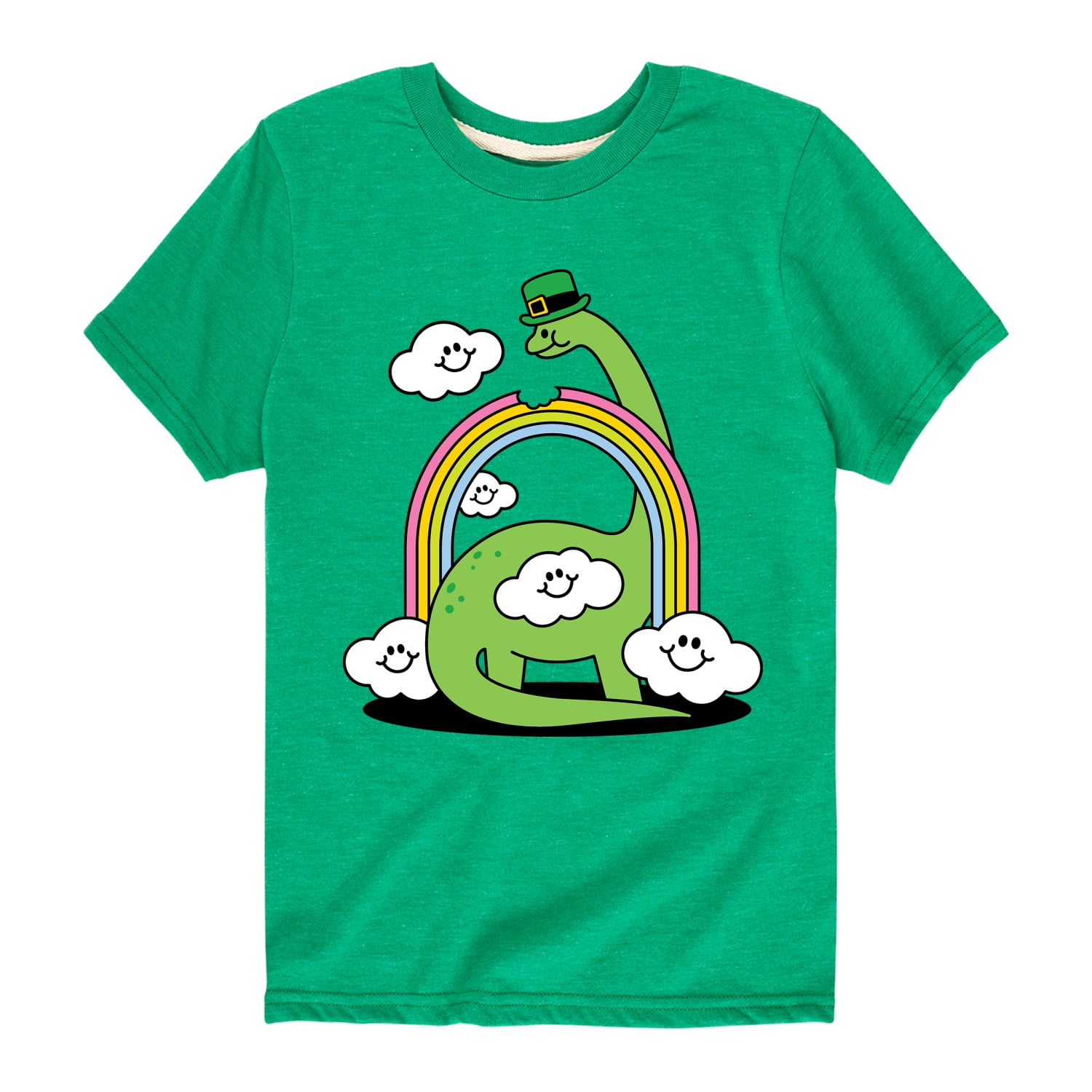 Instant Message - St. Patrick's Day - Dinosaur Eatting a Rainbow with a ...