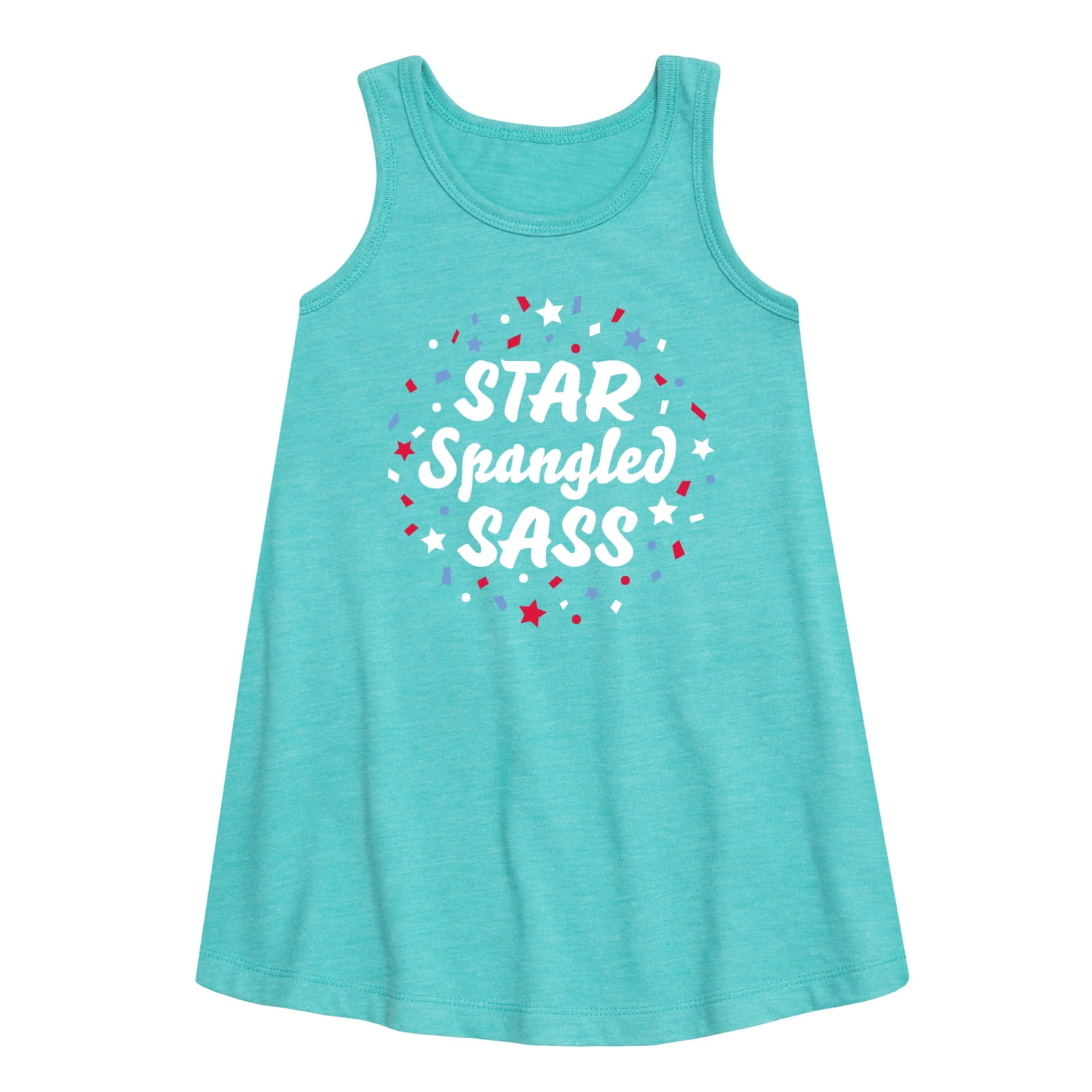 Instant Message - Star Spangled Sass - Toddler & Youth Girls A-line ...