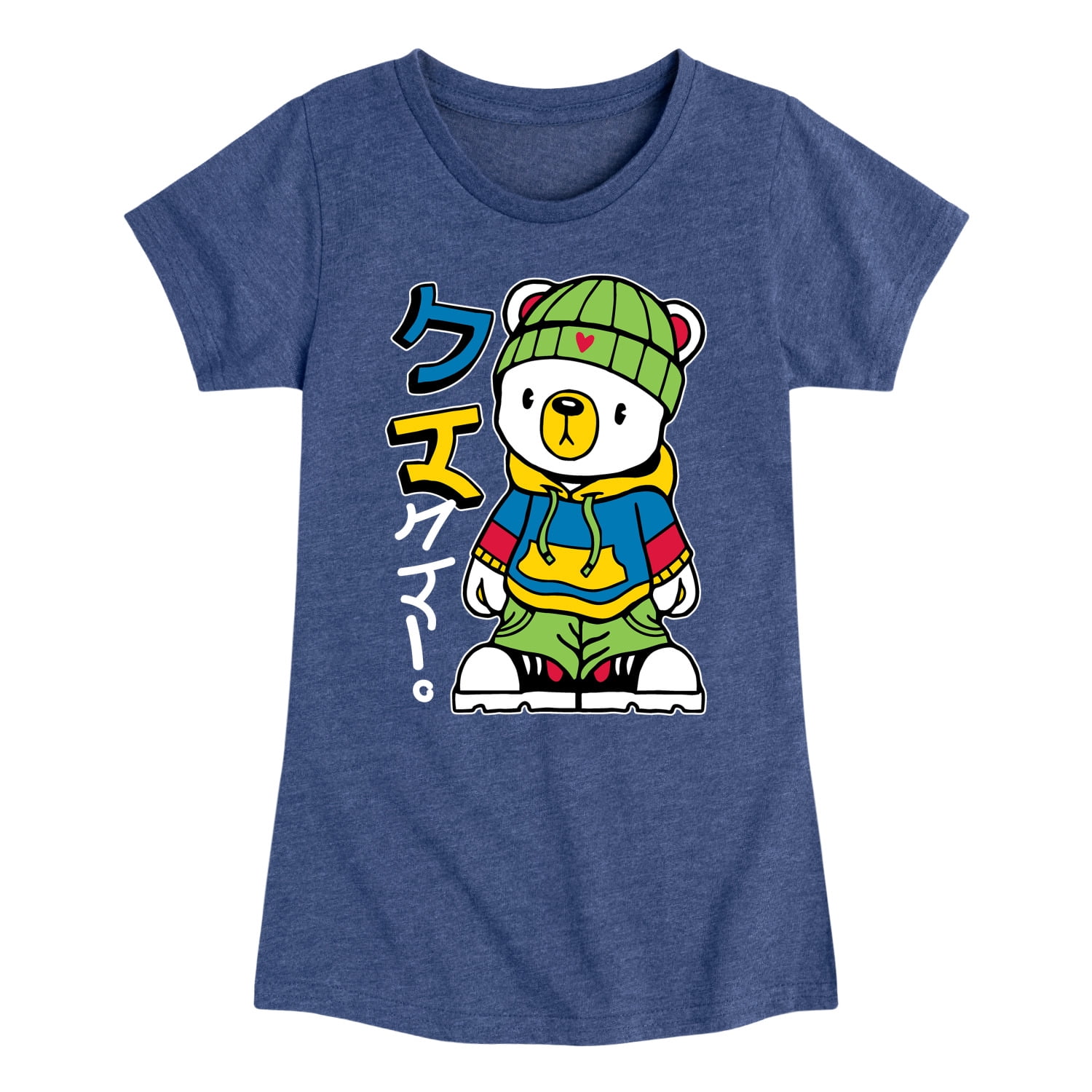 Instant Message - Streetwear Kuma - Toddler & Youth Girls Short Sleeve ...