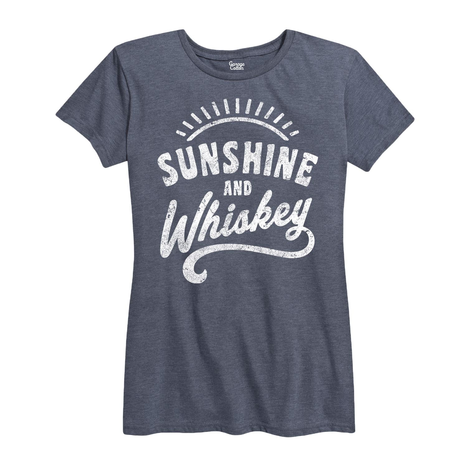 Instant Message - Sunshine And Whiskey - Women's Short Sleeve Graphic T ...