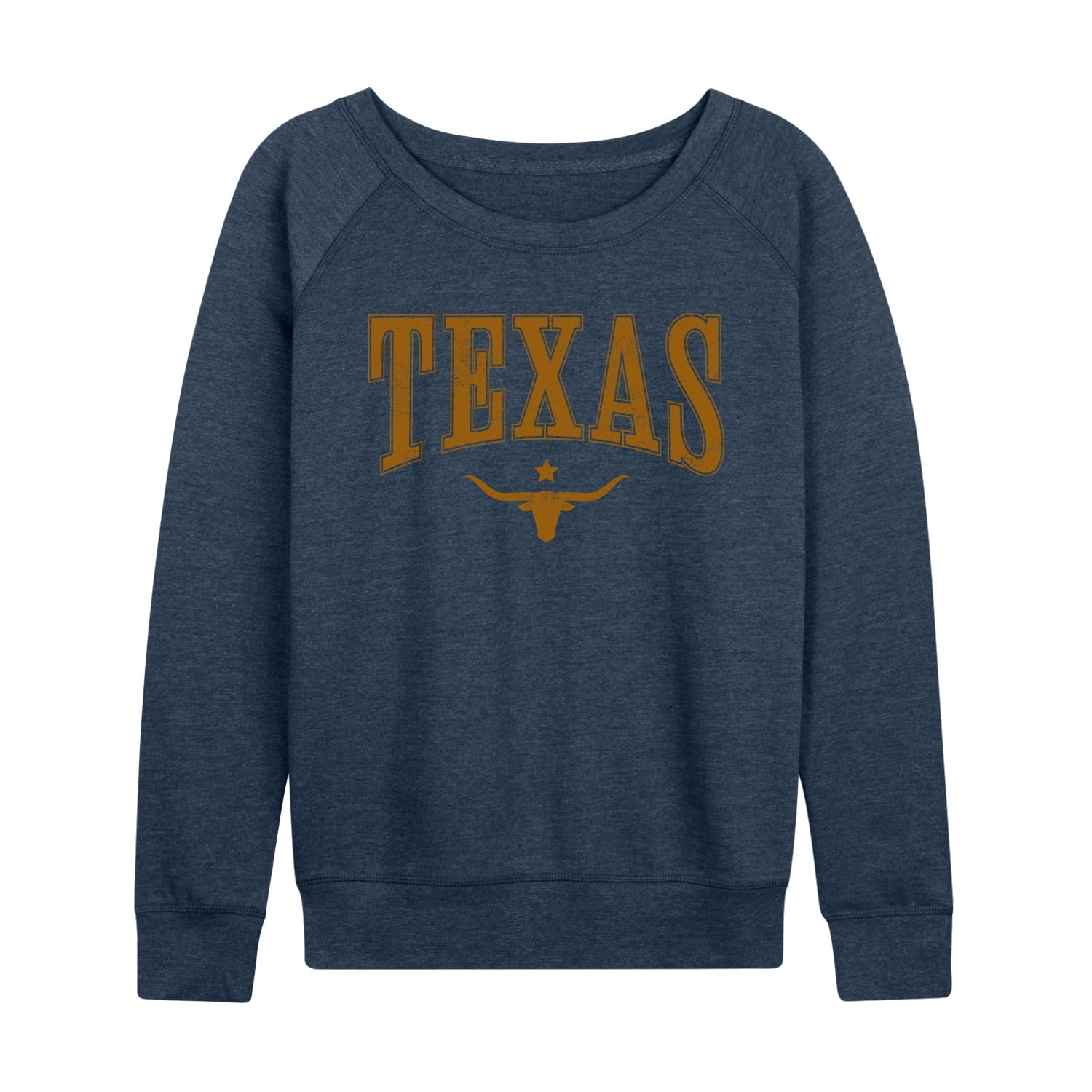 Instant Message - Texas Collegiate - Women's French Terry Long Sleeve ...