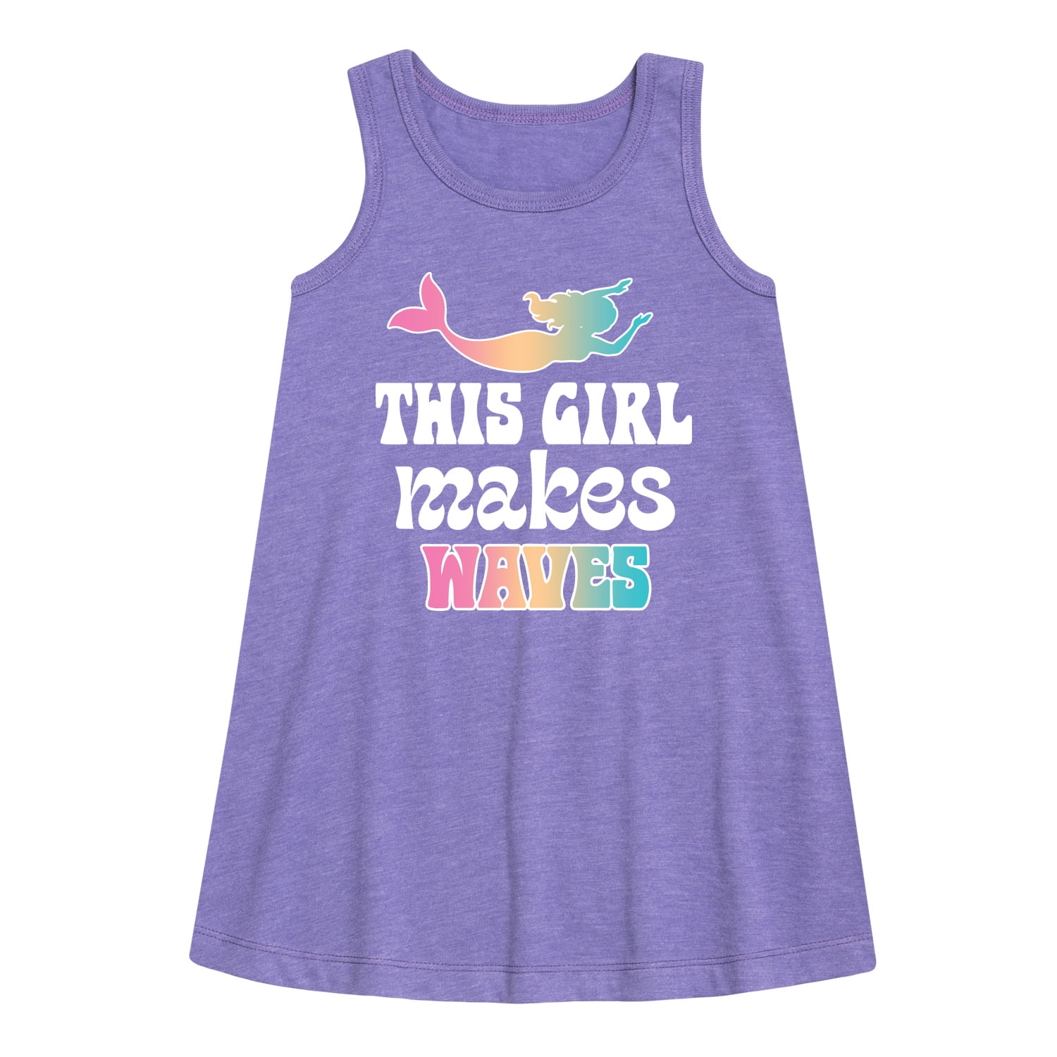 Instant Message - This Girl Makes Waves Mermaid - Toddler & Youth Girls ...