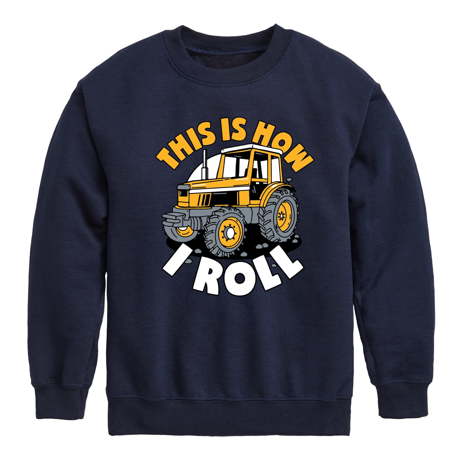 Instant Message - This Is How I Roll Tractor - Toddler & Youth Crewneck ...