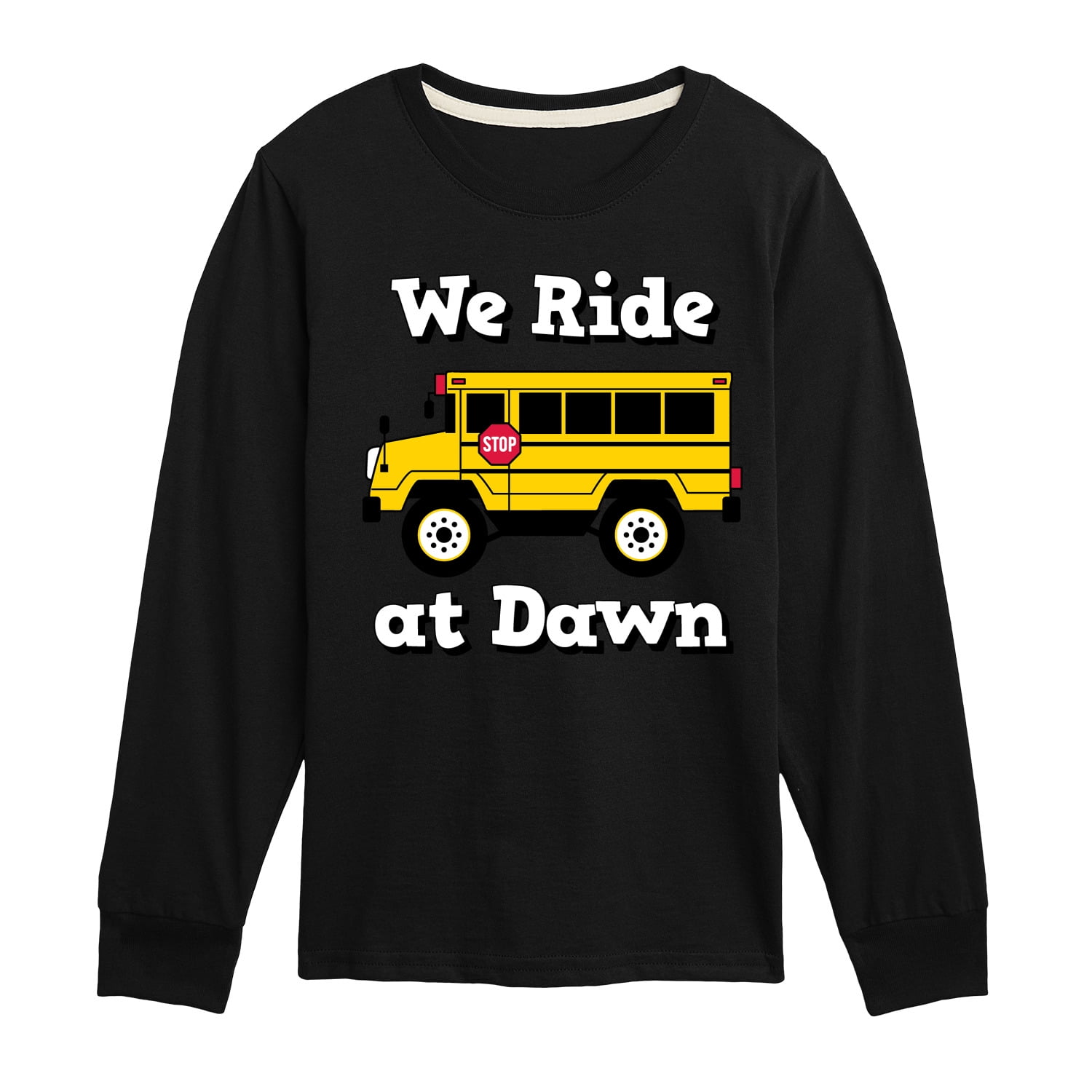 Instant Message - Transportation - We Ride At Dawn School Bus - Toddler ...