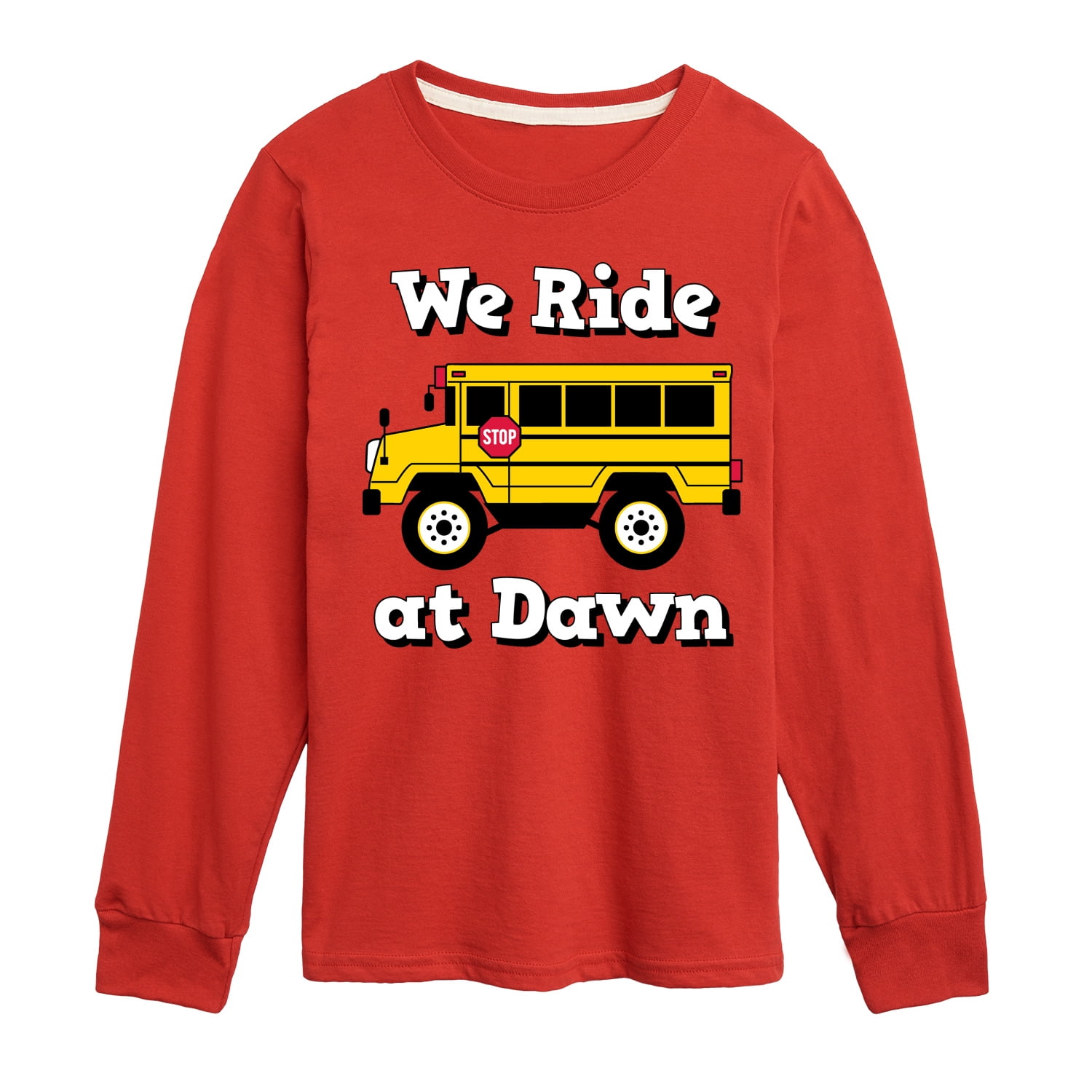 Instant Message - Transportation - We Ride At Dawn School Bus - Toddler ...
