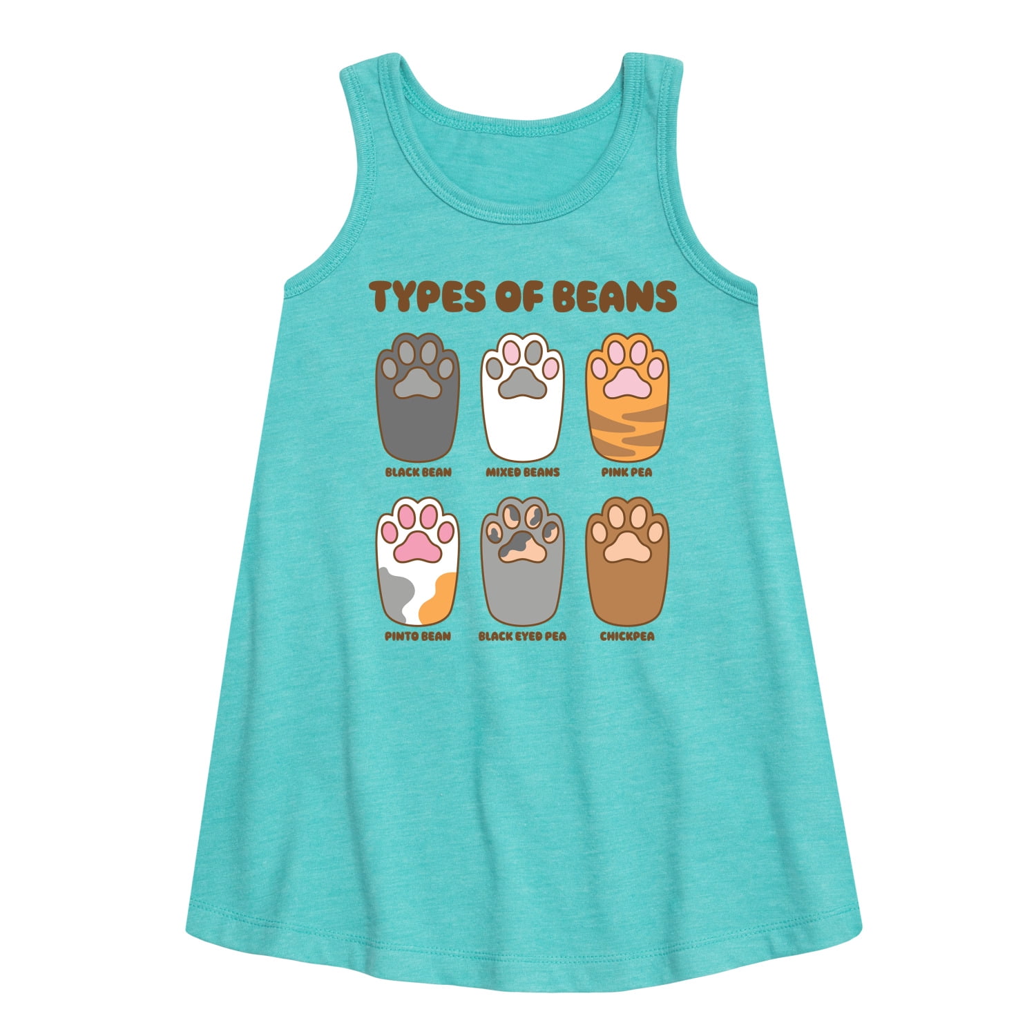 Instant Message - Types Of Cat Beans - Toddler & Youth Girls A-line ...
