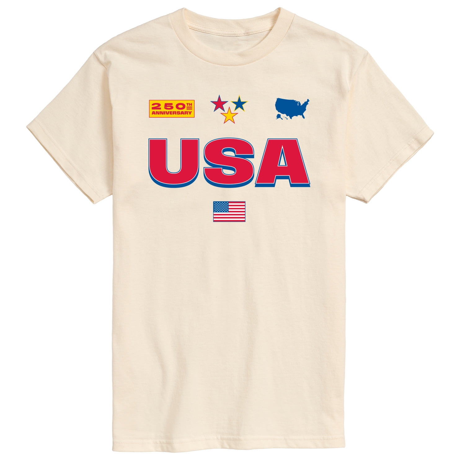 Instant Message - USA 250 Jersey - Men's Short Sleeve Graphic T-Shirt ...