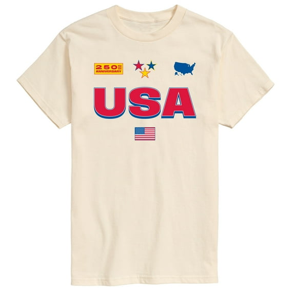 Instant Message - USA 250 Jersey - Men's Short Sleeve Graphic T-Shirt ...