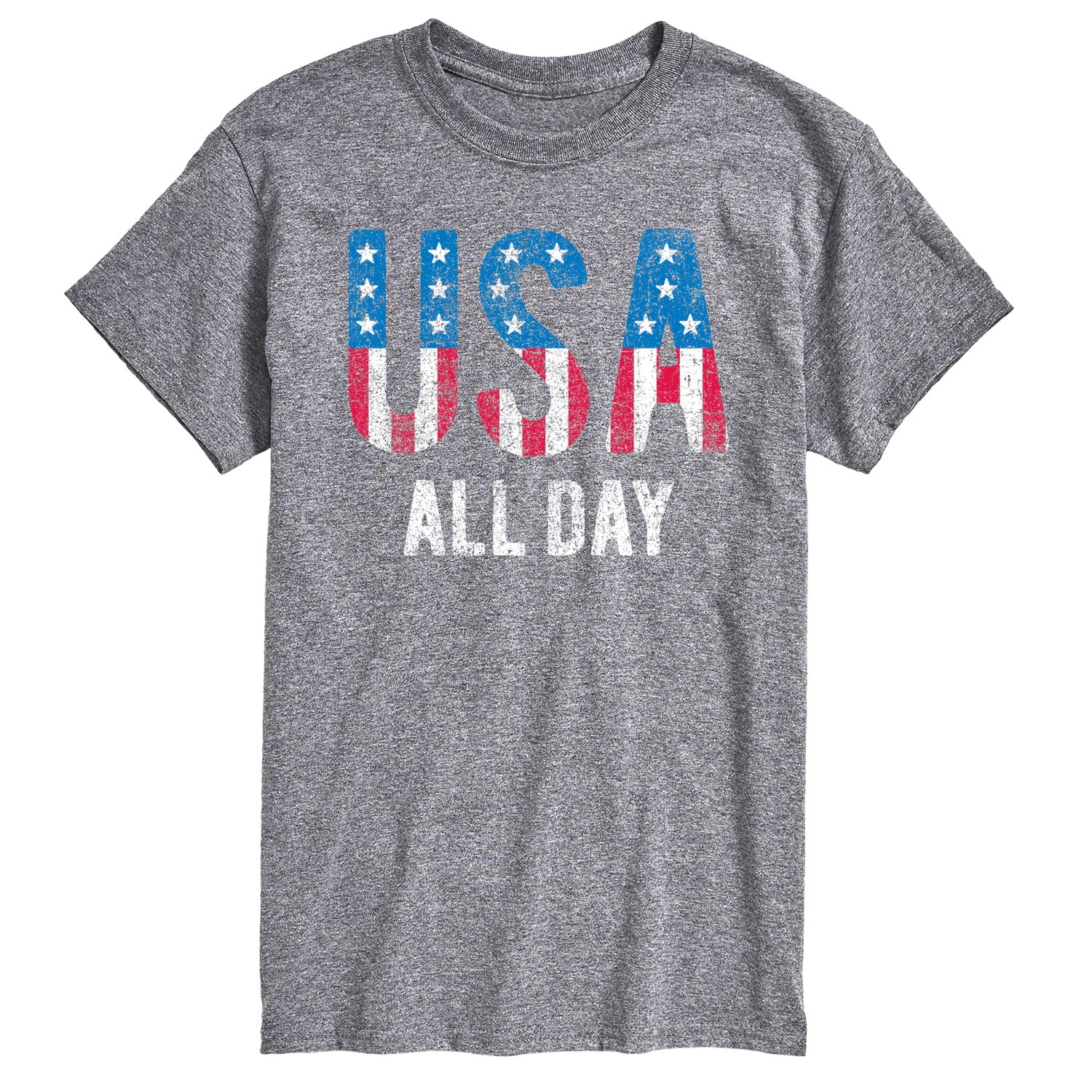 Instant Message - USA All Day Flag Fill - Men's Short Sleeve Graphic T ...