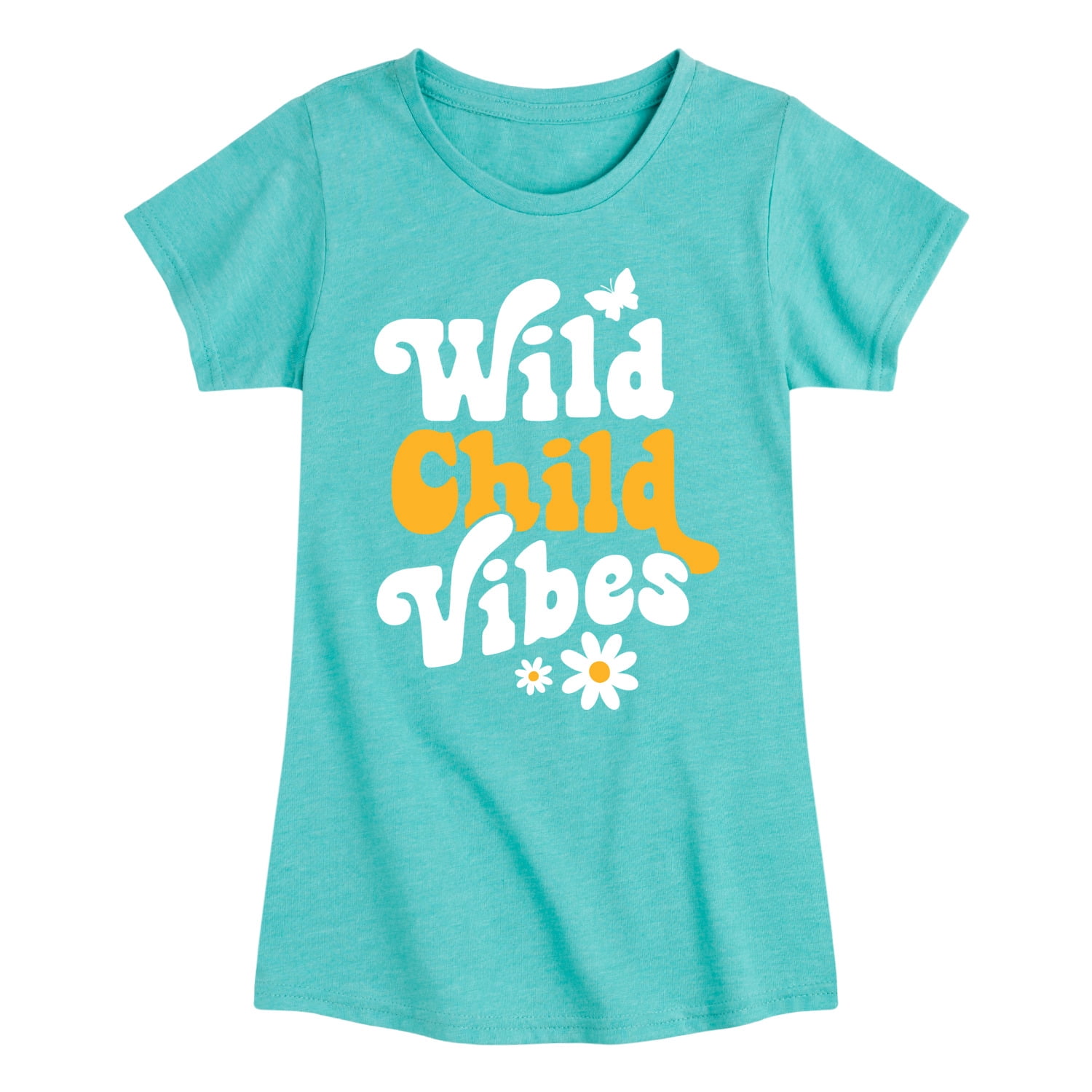 Instant Message - Vibes Wild Child - Toddler & Youth Girls Short Sleeve ...