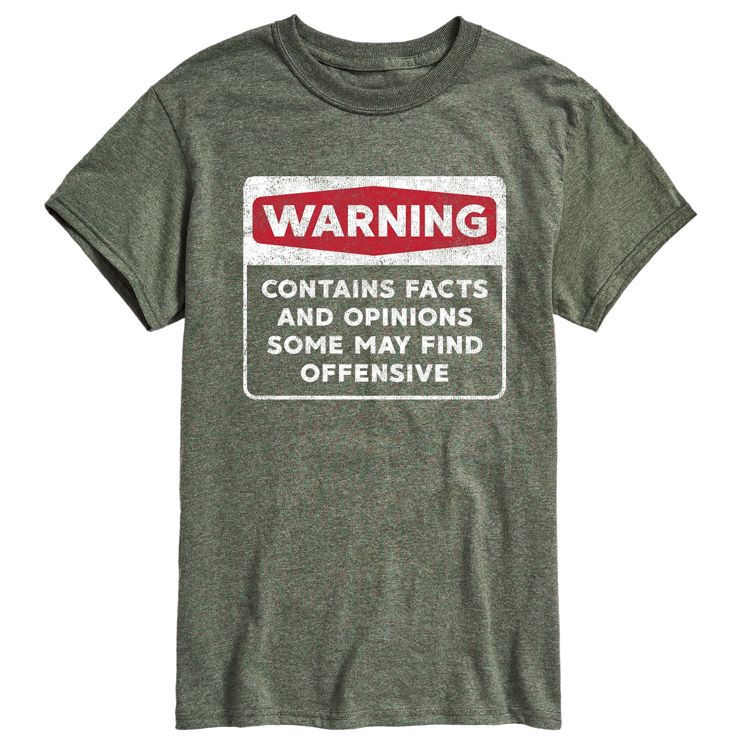 Instant Message - Warning Contains Facts And Opinions - Men's Short ...