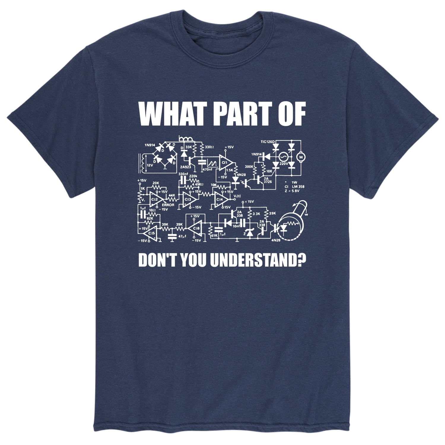 Instant Message - What Part Of This Don't You Understand - Men's Short Sleeve Graphic T-Shirt ...