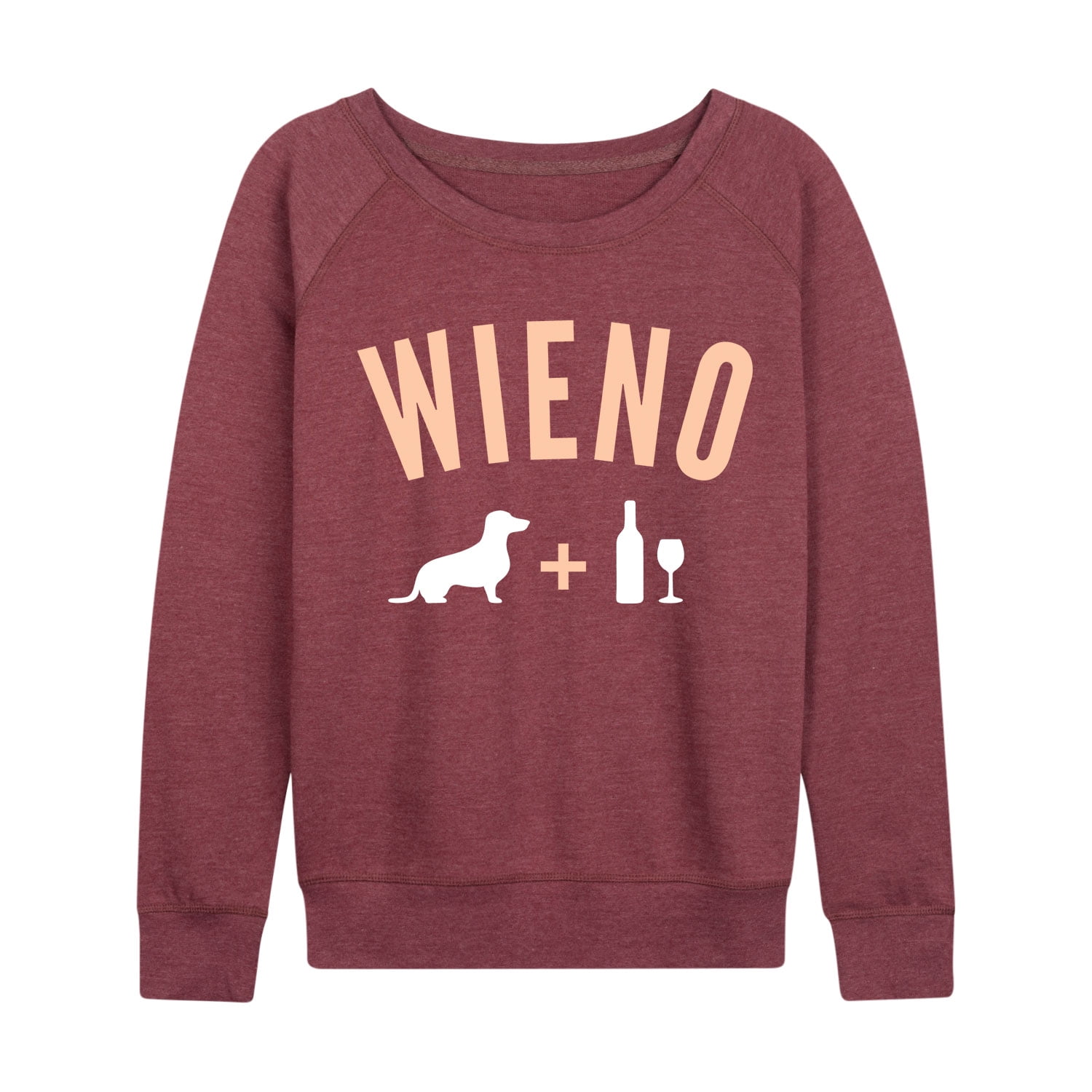 Instant Message - Wieno Wiener Dog Wino - Women's French Terry Long ...