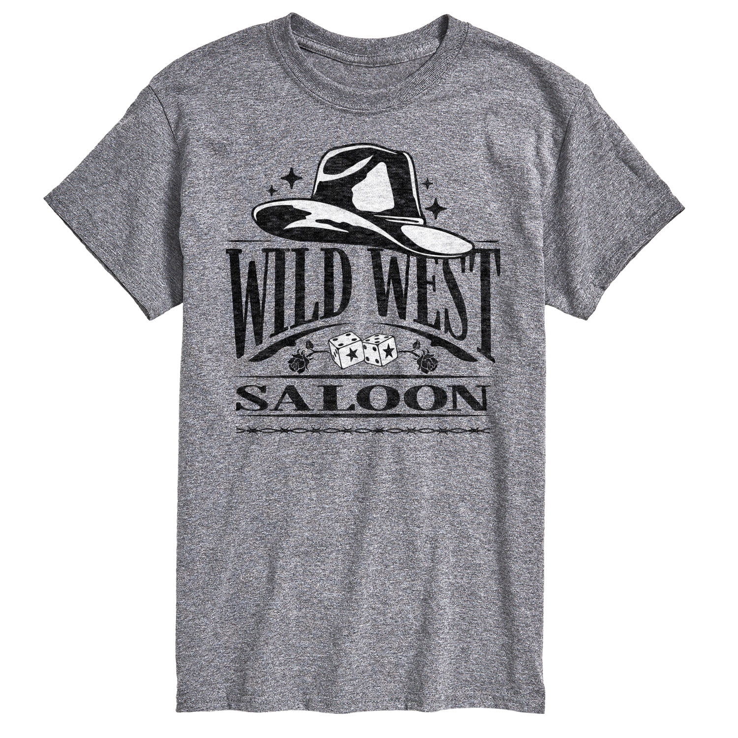 Instant Message - Wild West Saloon - Men's Short Sleeve Graphic T-Shirt ...