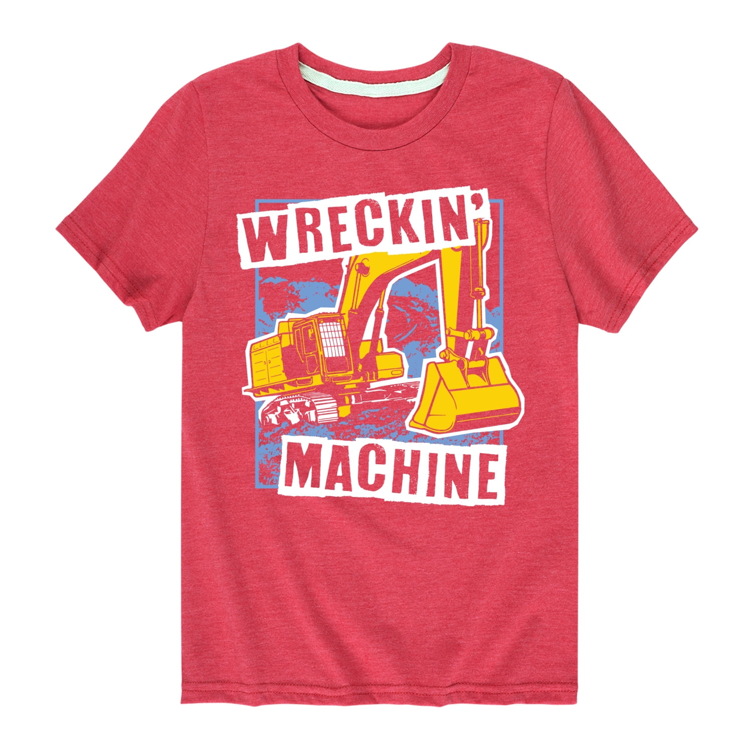 Instant Message - Wreckin Machine Excavator - Toddler & Youth Short ...