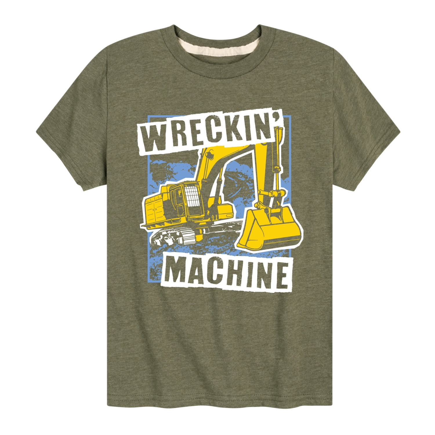 Instant Message - Wreckin Machine Excavator - Toddler & Youth Short ...