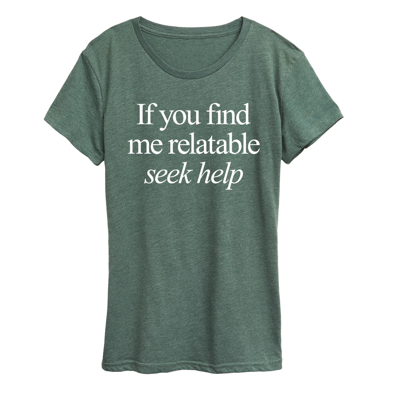 Instant Message - You Find Me Relatable - Women's Short Sleeve Graphic ...