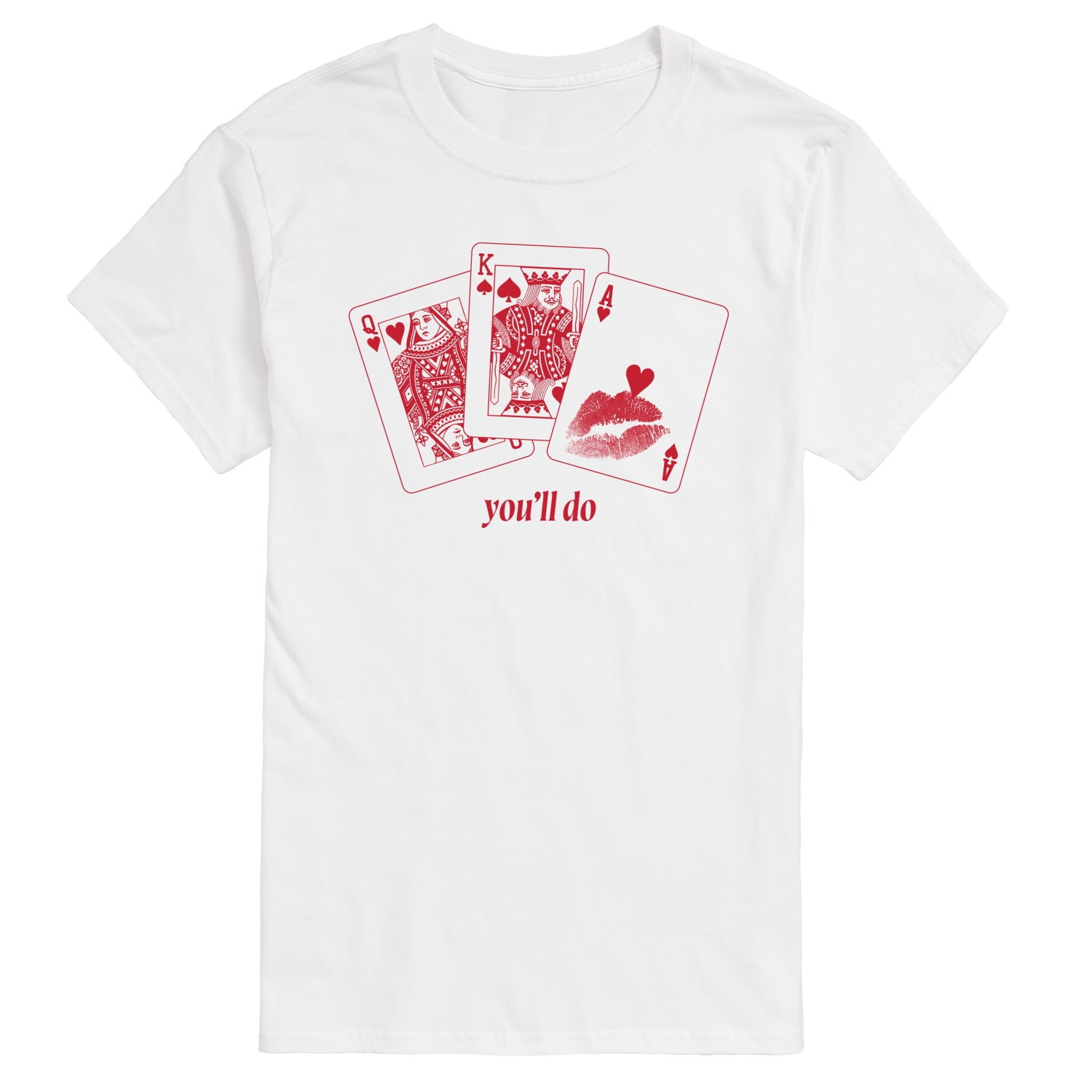 Instant Message - You'll Do Playing Cards - Men's Short Sleeve Graphic ...