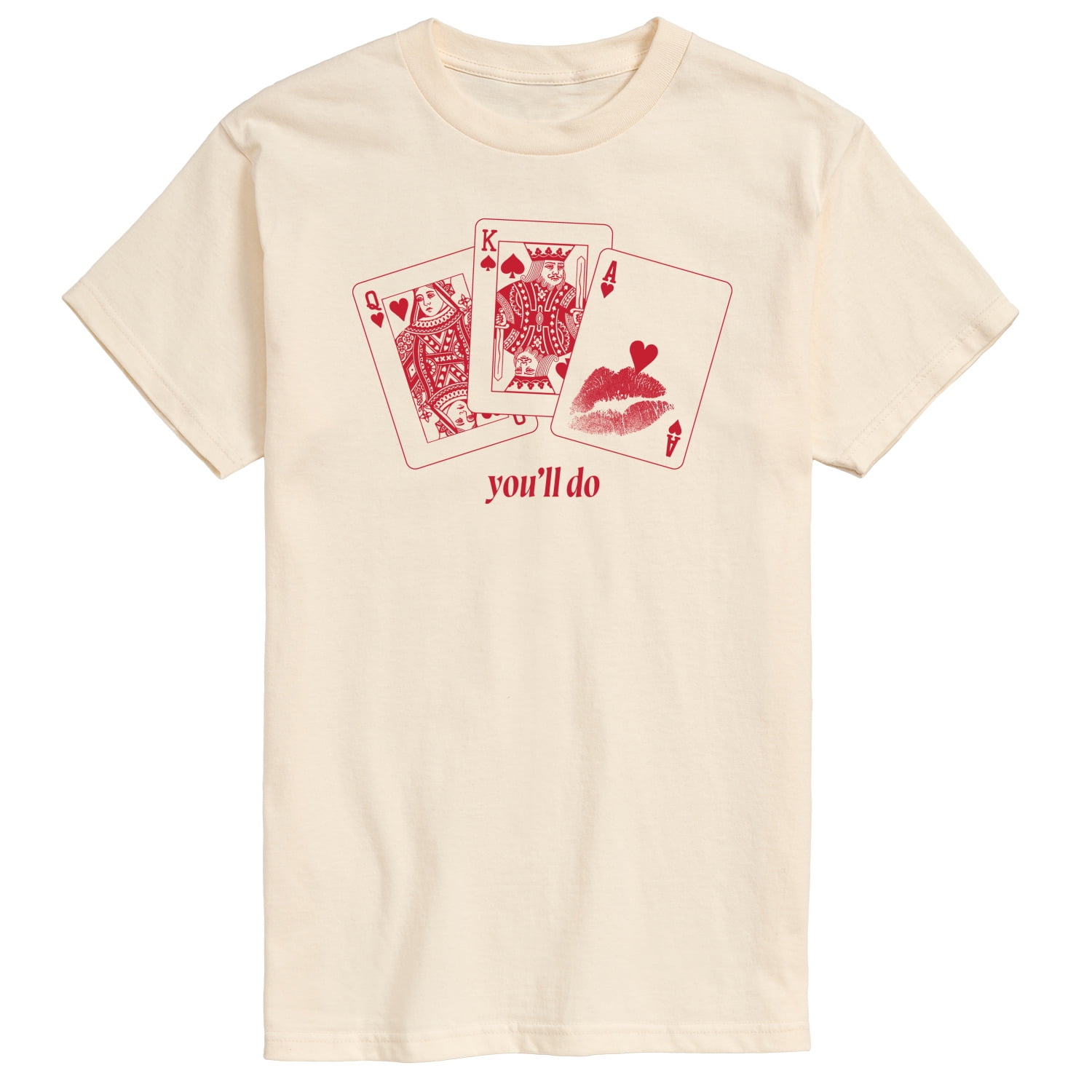 Instant Message - You'll Do Playing Cards - Men's Short Sleeve Graphic ...