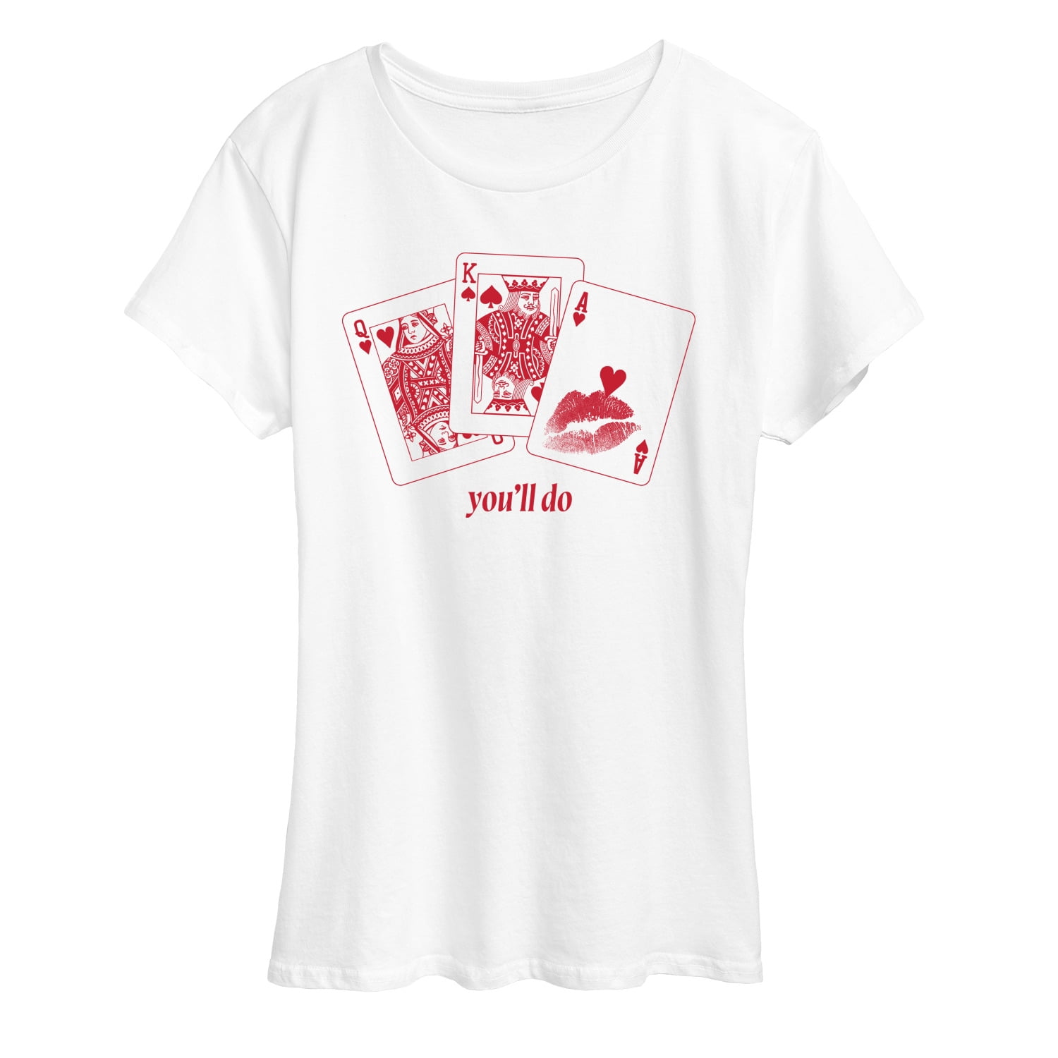 Instant Message - You'll Do Playing Cards - Women's Short Sleeve ...