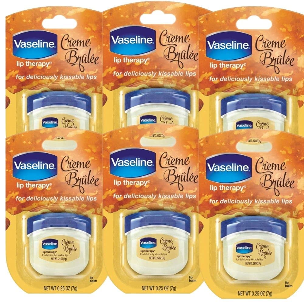 Instant Moisturizing Lip Balm for Dry Lips - Delicious Creme Brulee Lip ...