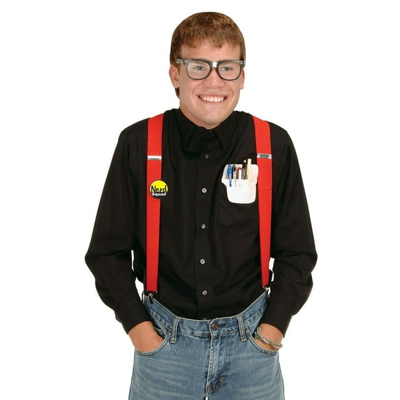 Instant Nerd Kit (Includes: Taped Eyeglasses, Pocket Protector & Nerd ...