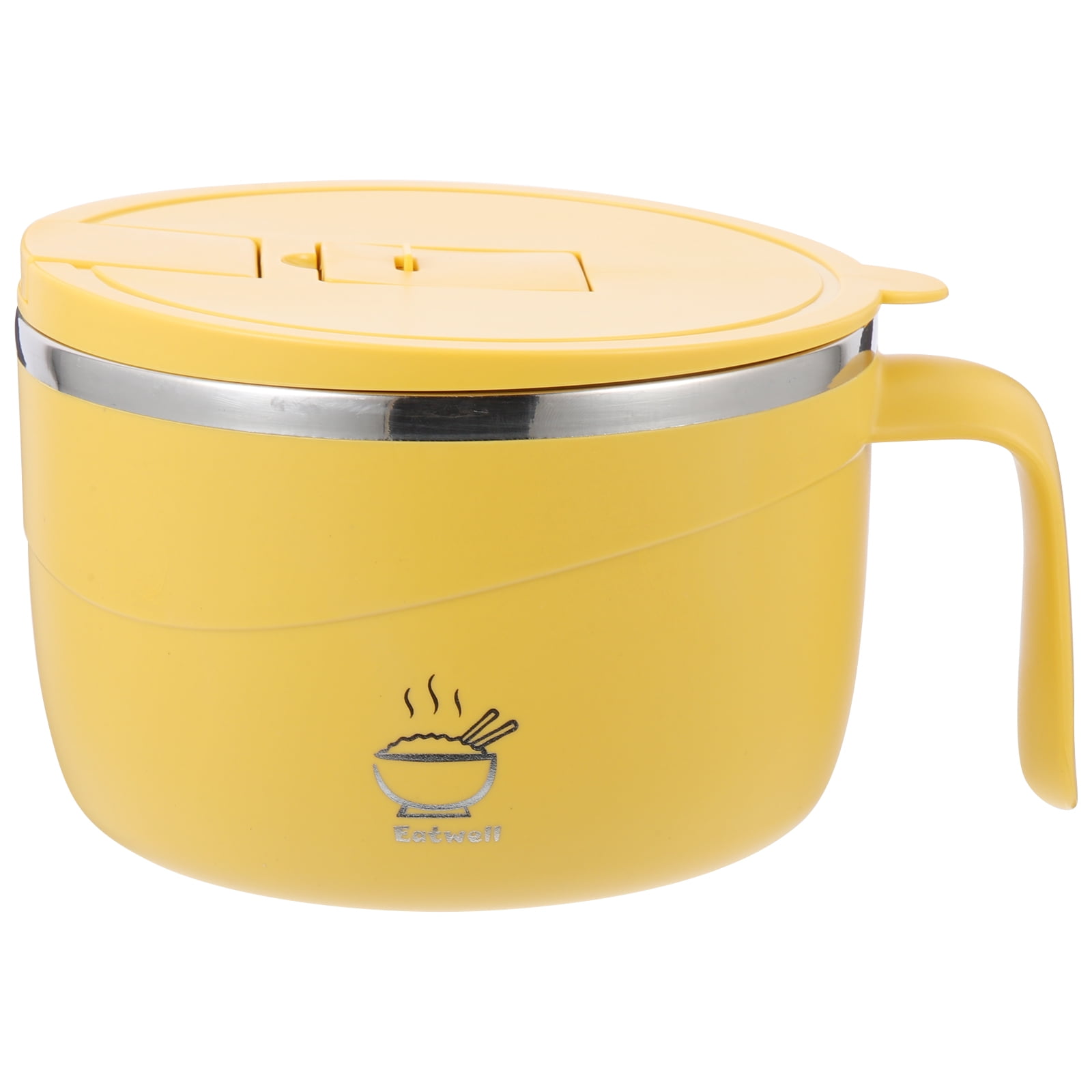 Instant Noodle Bowl Oatmeal Container Ramen Bowls with Lid Rice Non ...