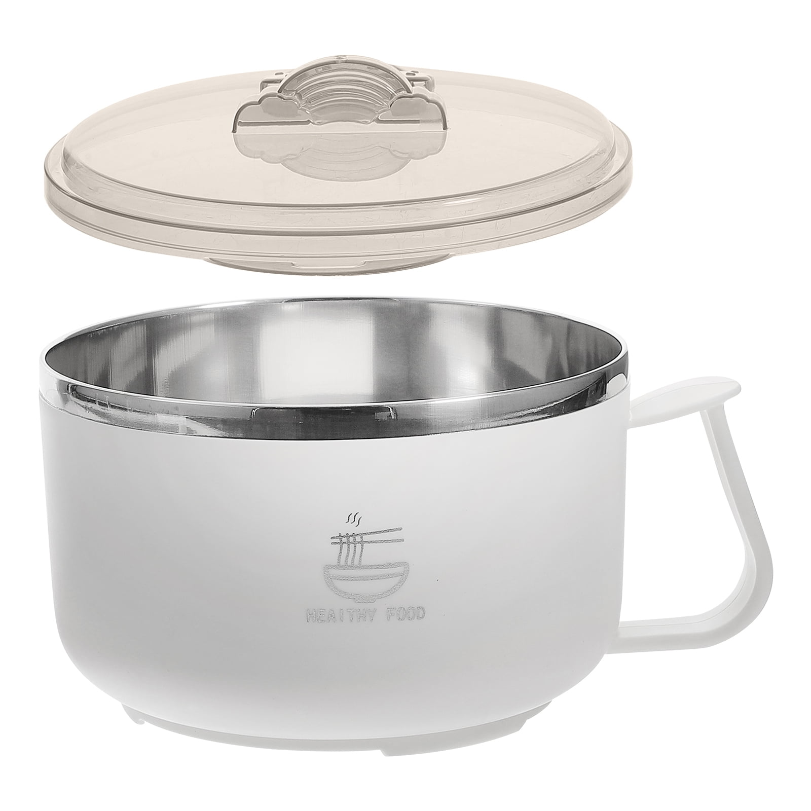 Alvinma Instant Noodle Cup with Lid Reusable Lunch Eat Bowl Ramen Bowls ...