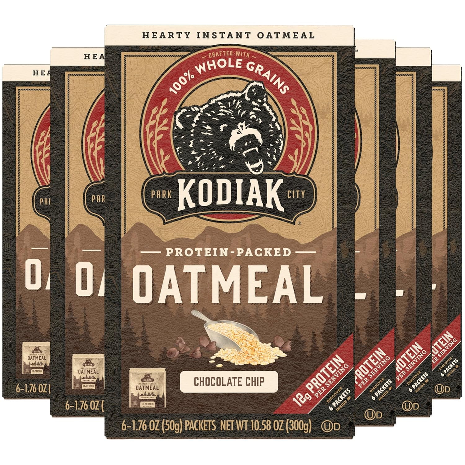 Instant Oatmeal Packets - High Protein - 100% Whole Grains Breakfast ...